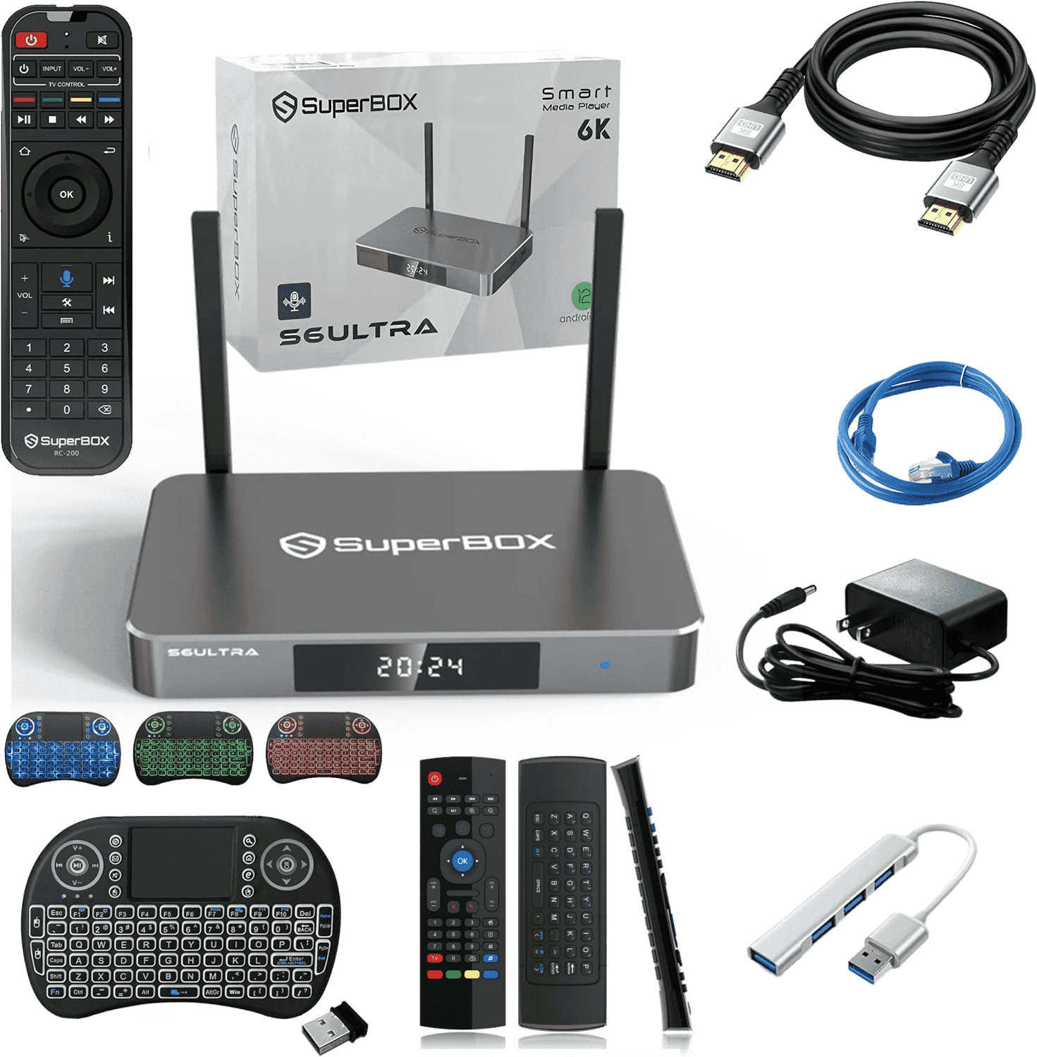 Superbox 2025 Latest S6 Ultra Smart TV Box with Voice Control ...