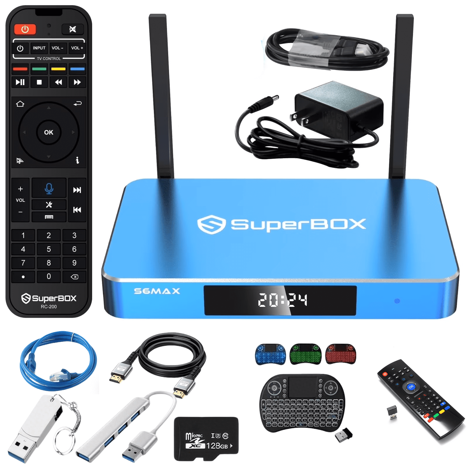 Superbox 2025 New S6 Max with 4+64G Storage, Voice Remote Control ...