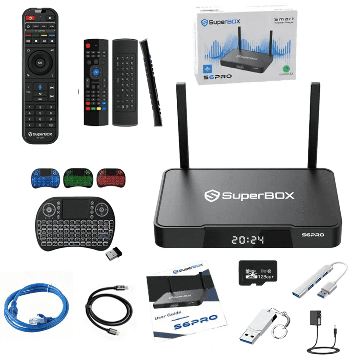 Superbox 2025 New S6 PRO Bundle Box Edition with Remote Control Voice ...