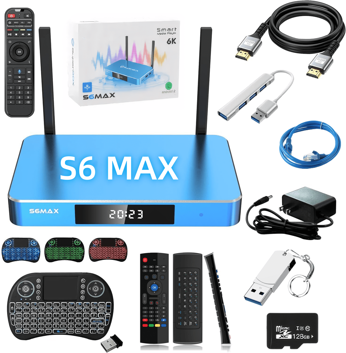 Superbox 2025 Version S6 Max 6K Ultra HD with Voice Control,4GB RAM ...