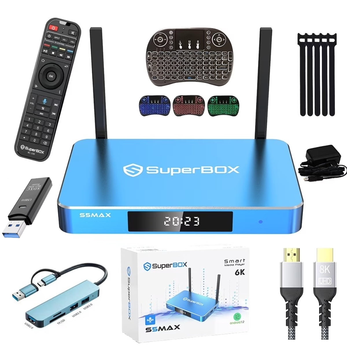 Superbox S5 Max 2025 Smart TV Box, 4GB RAM + 64GB ROM, Dual Band WiFi ...