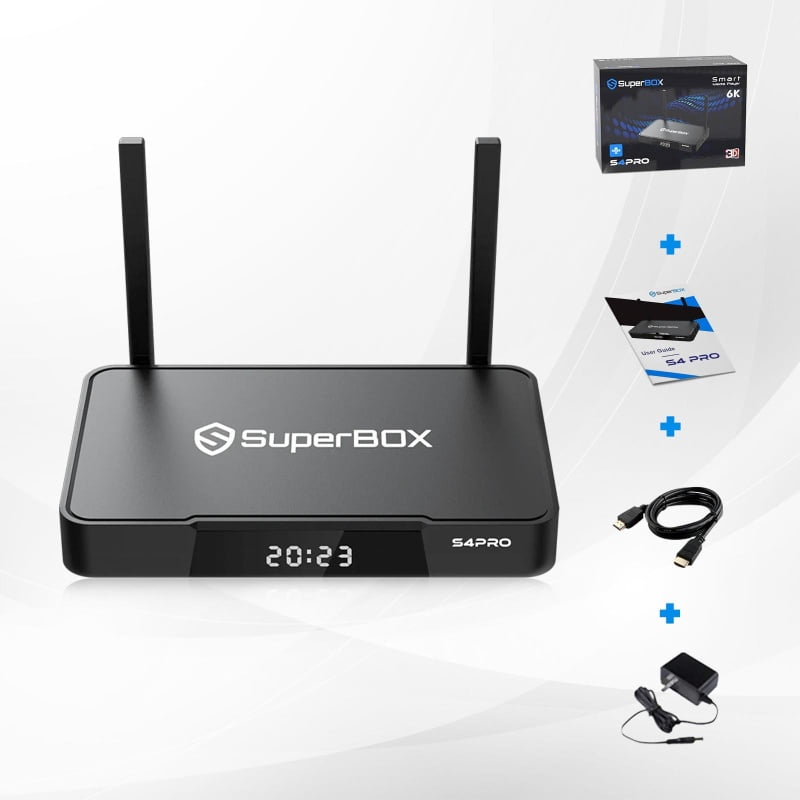 Superbox S5 Pro Max Fully Loaded 6K HD , 4G+32GB Storage with Time ...