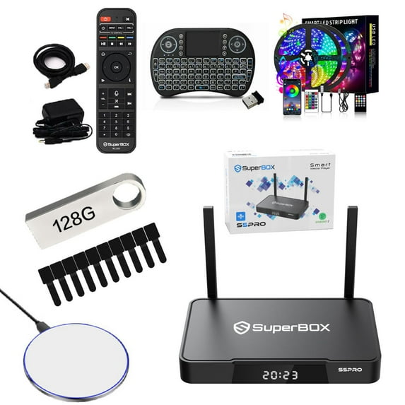 Superbox S5 Pro Max Fully Loaded 6K HD , 4G+32GB Storage with Time ...