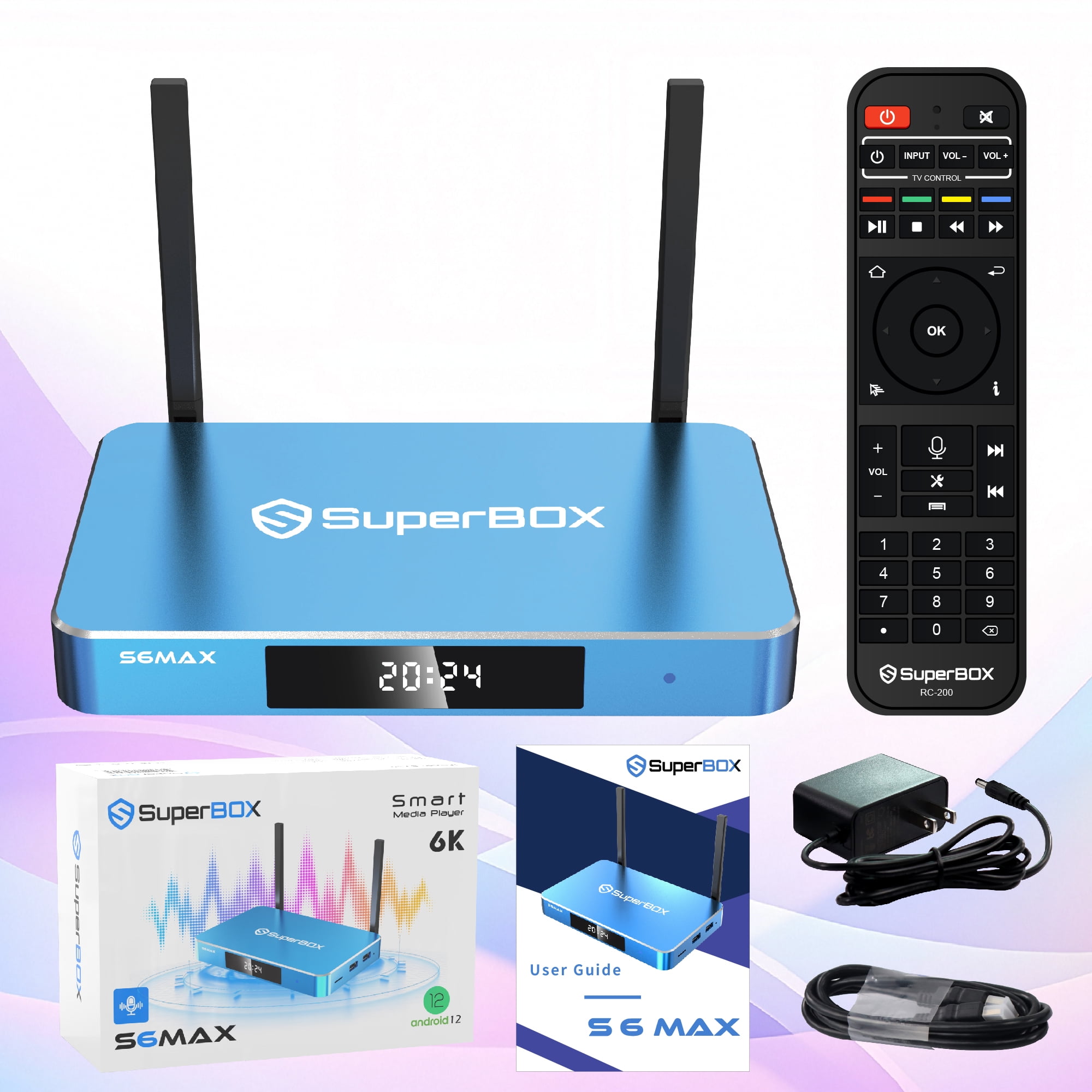 Superbox S6 Max 2025 Premium Edition, 4G+64G Storage, 8k Resolution ...