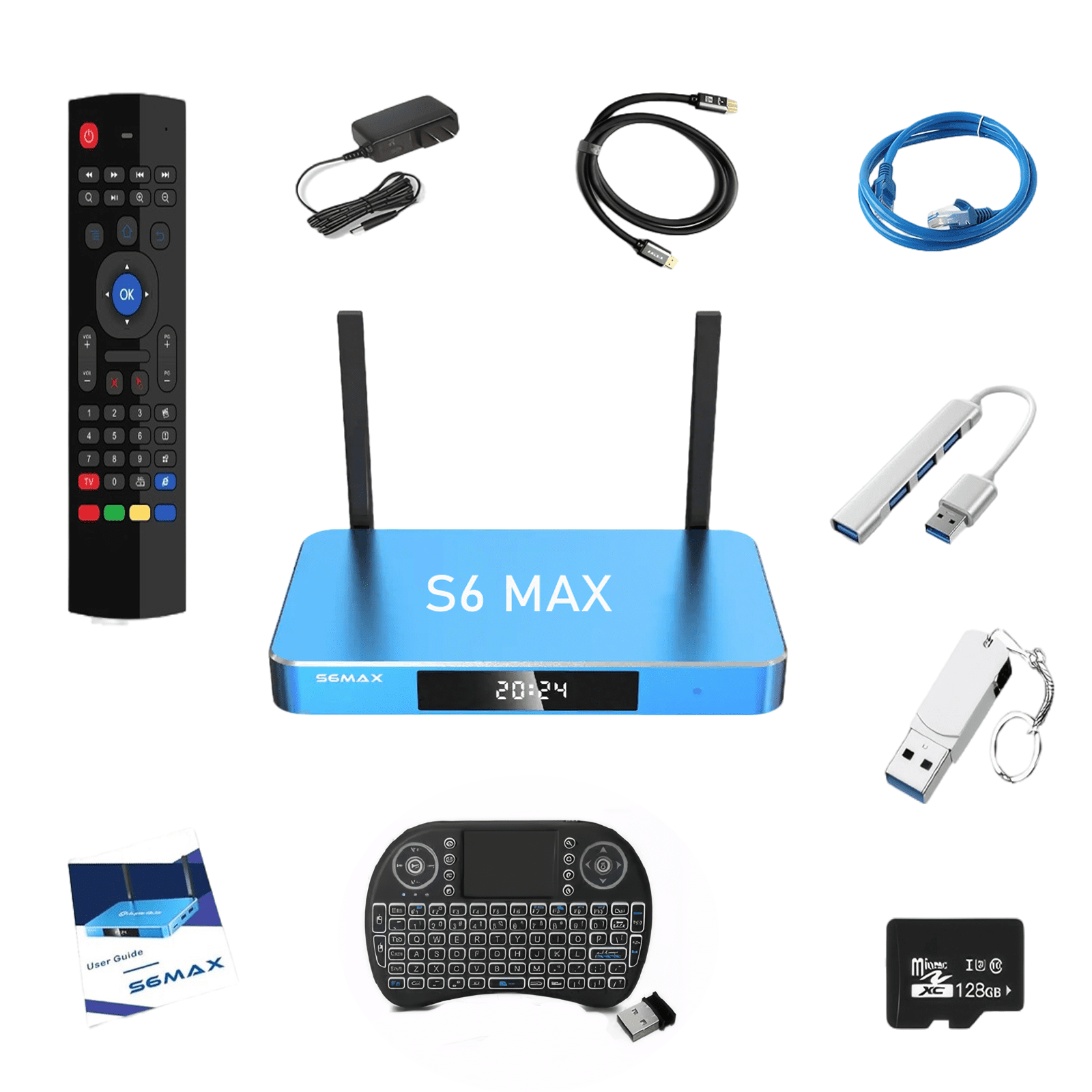 Superbox S6 Max S6 Pro 2025 Built-in Voice Control, with Ultra HD Cable ...