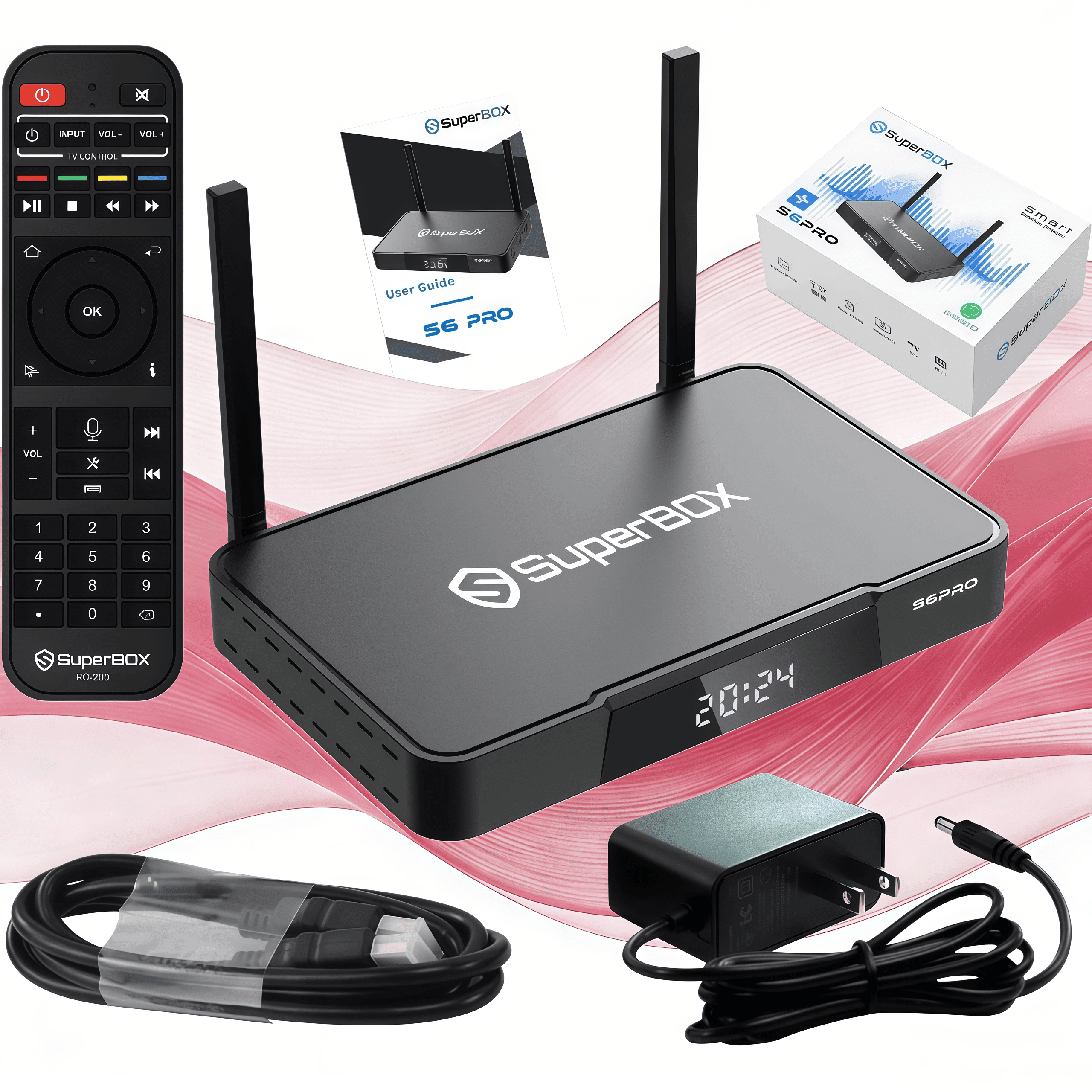 Superbox S6 P-ro Latest Version 2025 | 4GB+32GB Android Box | 6K Smart ...