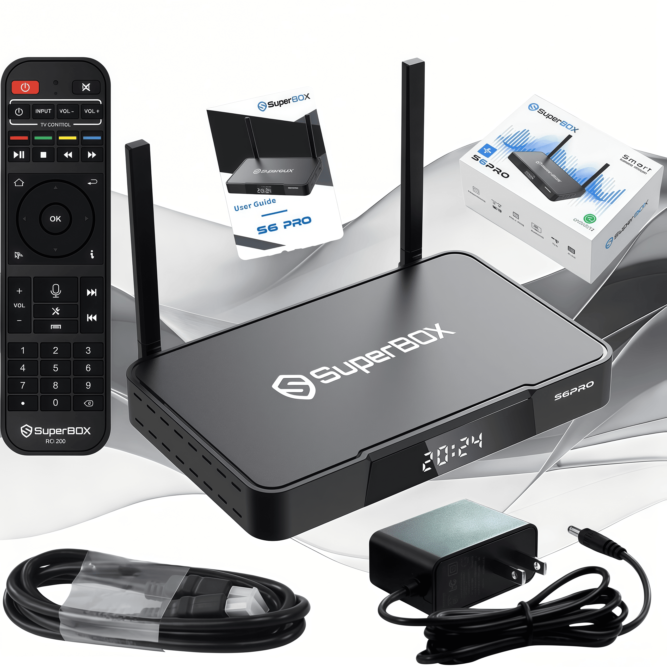 Superbox S6 Pro 2025 Smart TV Box, 4GB RAM + 32GB ROM, Dual Band WiFi ...