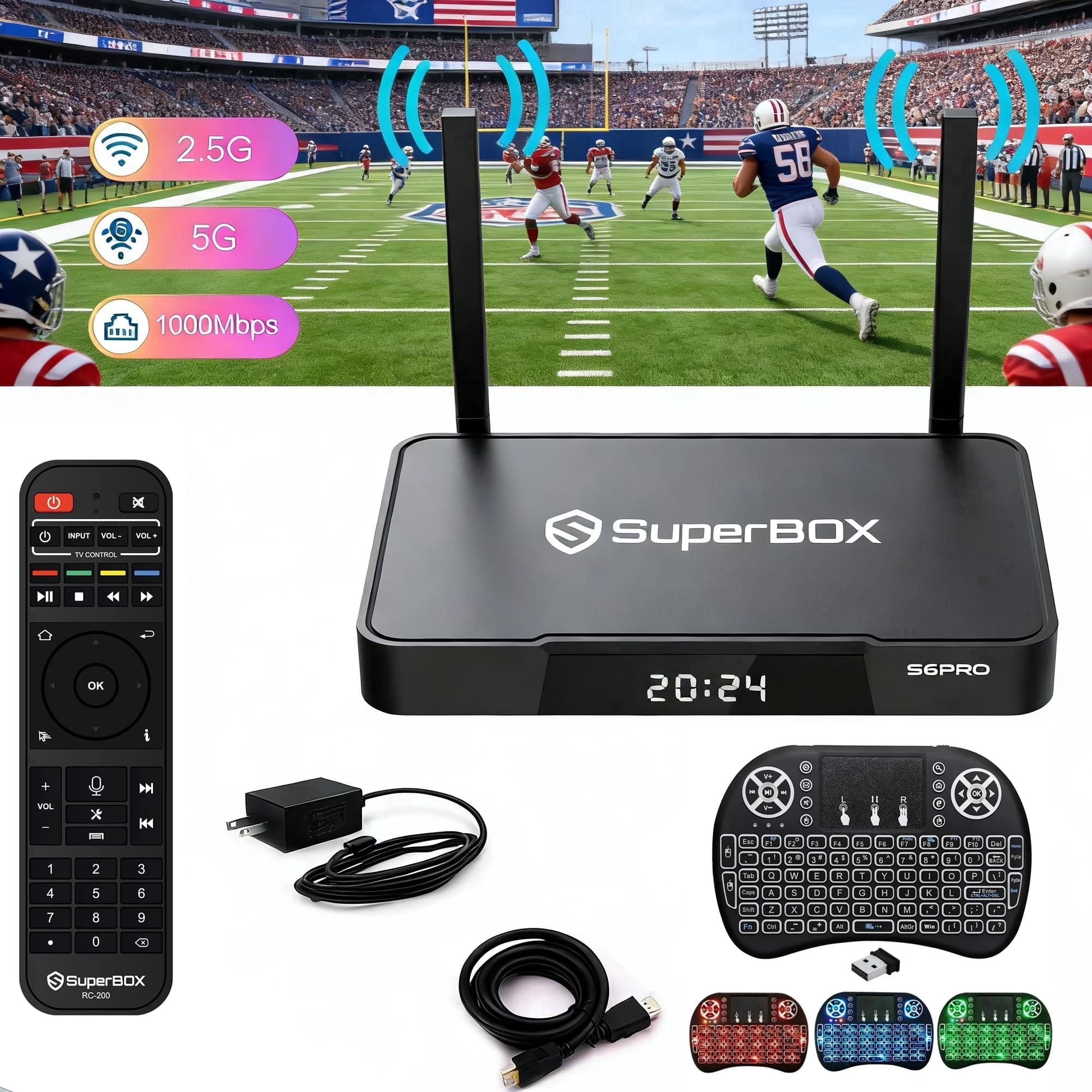 Superbox S6 Pro Latest Version 2025 | 4GB+32GB Smart Box | 6K Android ...