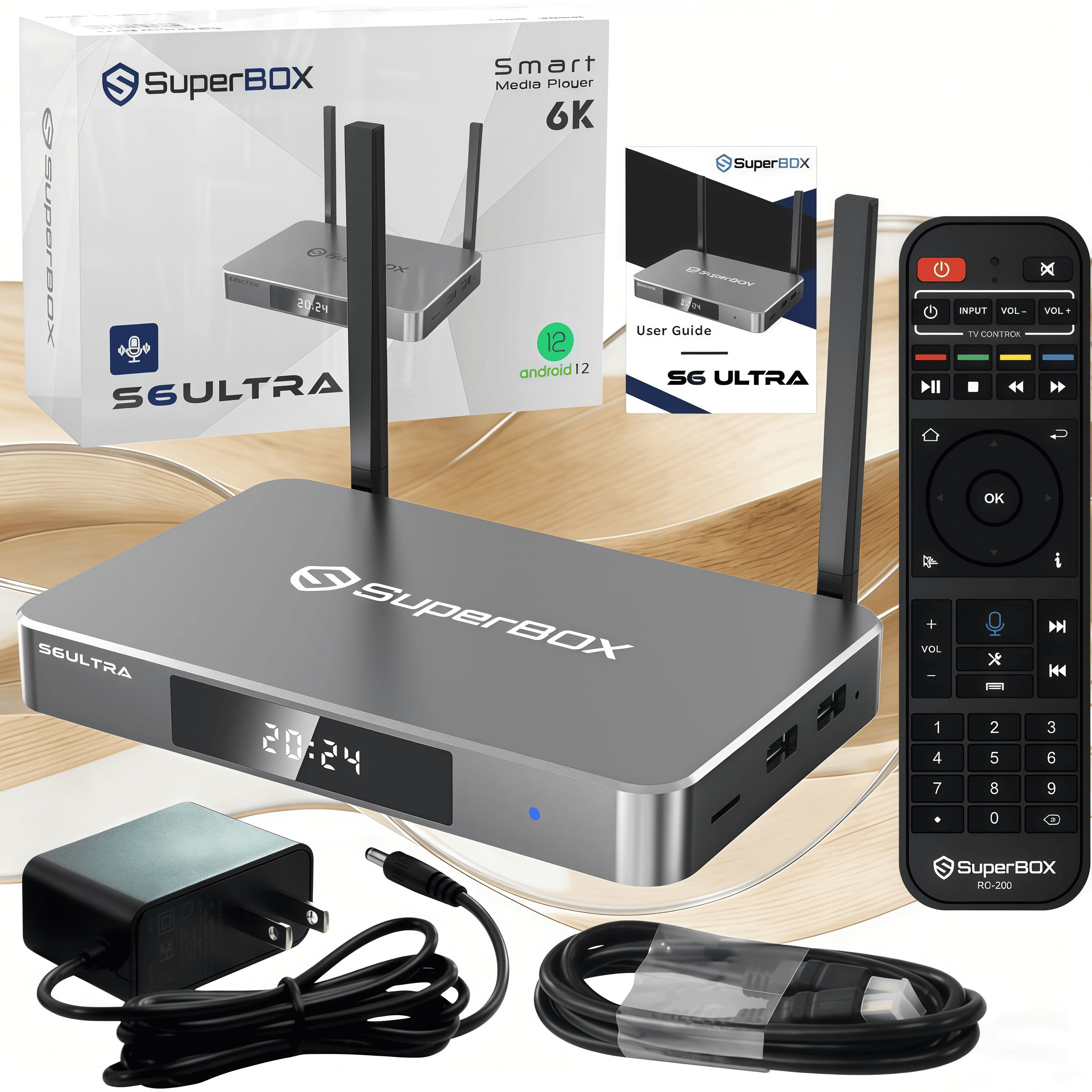 Superbox S6 ULTRA Latest Version 2025 | 4GB+128GB Android Box | 6K ...