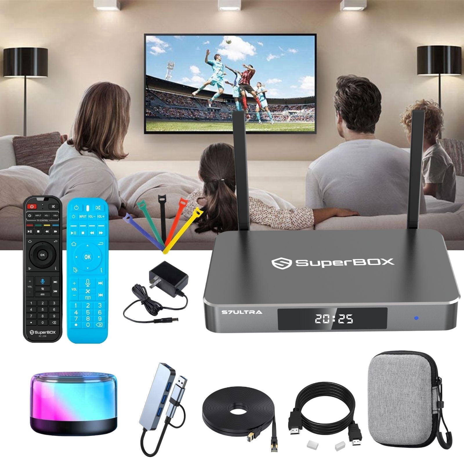 Superbox S7 Ultra 128GB New Version for TV Box 2026 Fully Loaded with ...
