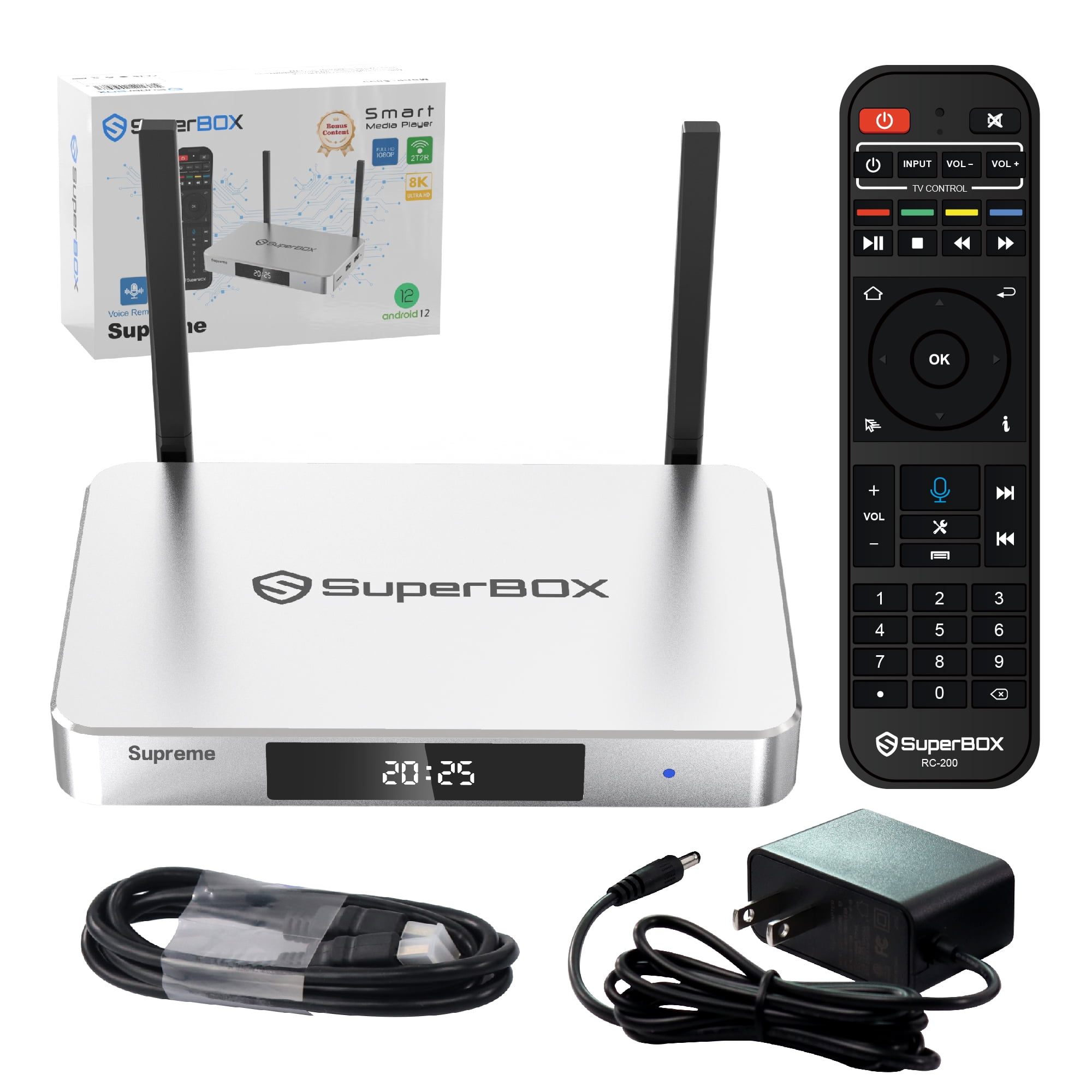 Superbox Supreme 2025 Fully Loaded with Premium Bonus Content, 8K Smart ...