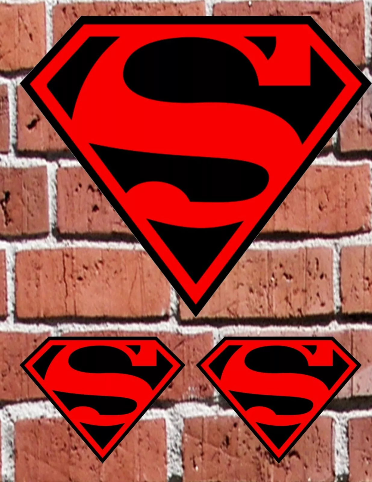 Superboy - 7" And 3" Decal Stickers For Home, School, Auto, Skate ...
