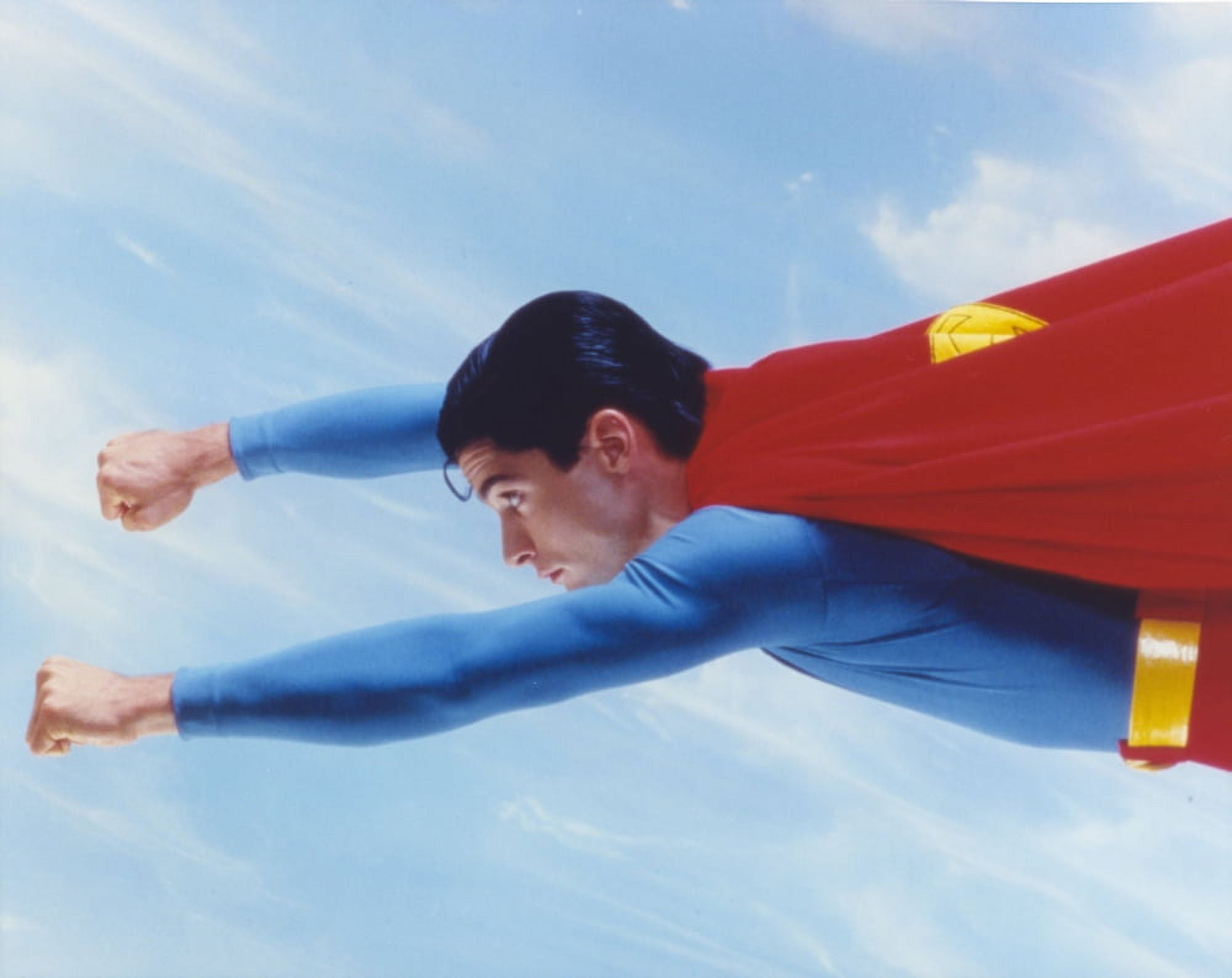 Superboy Flying High in the Sky Photo Print (24 x 30) - Walmart.com