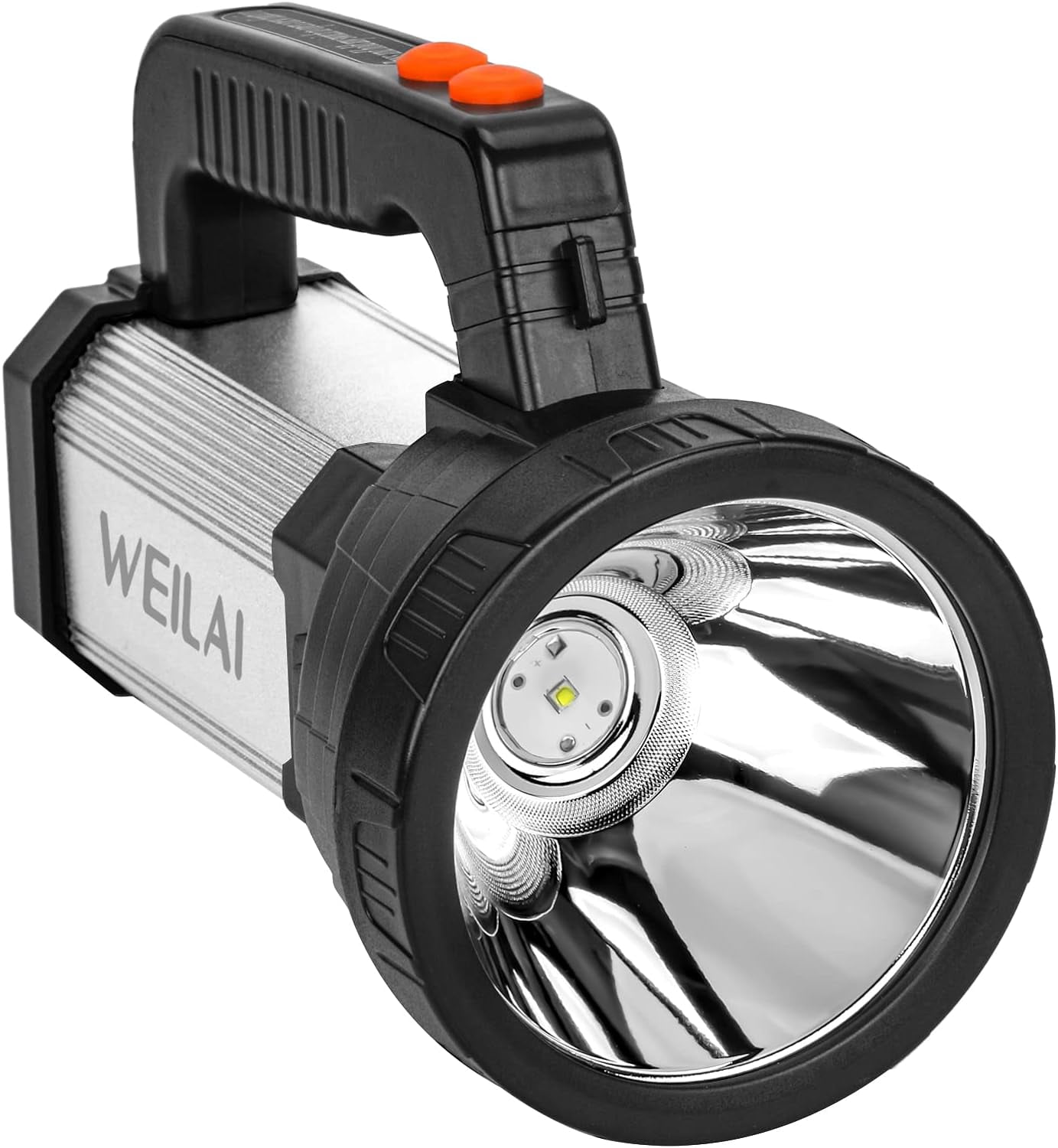 Superbright Handheld LED Spotlight Flashlight Powerful Searchlight USB ...