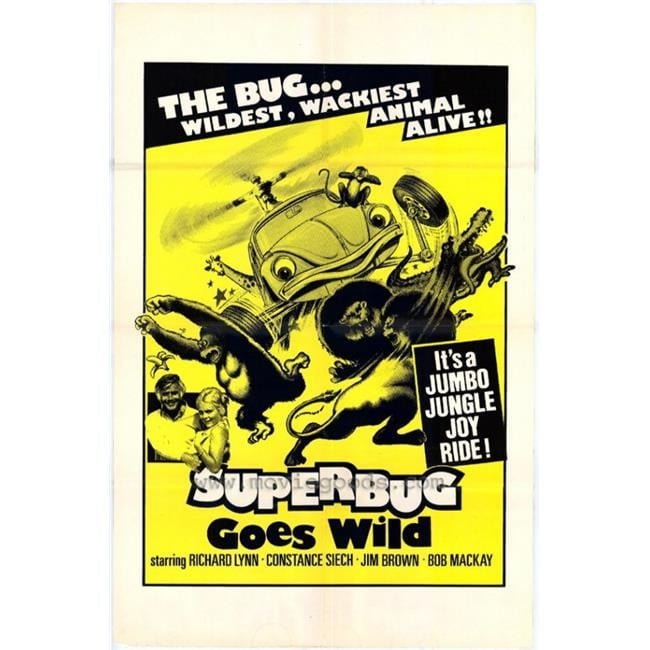 Superbug Goes Wild Movie Poster - 27 x 40 in. - Walmart.com