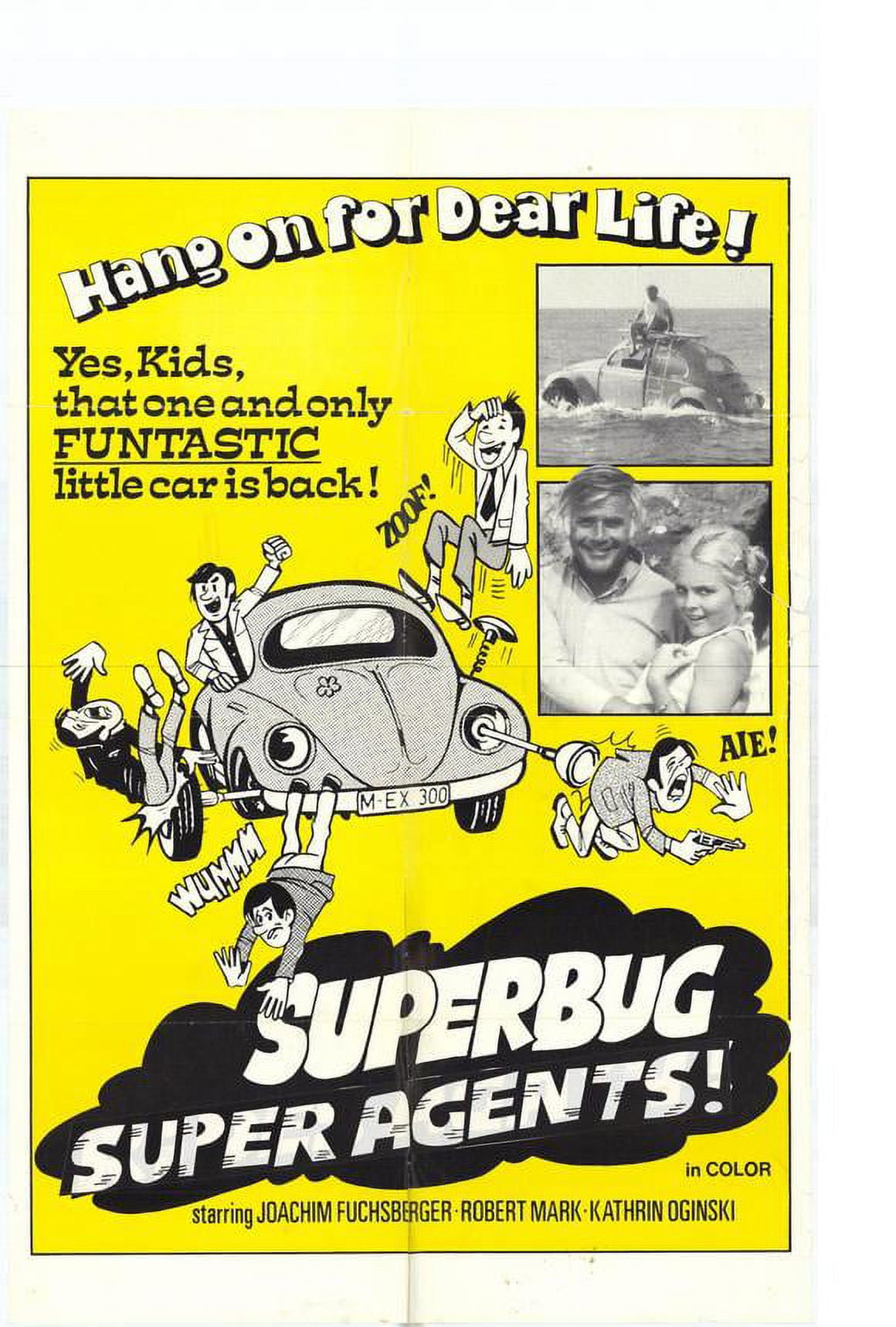 Superbug Super Agents - movie POSTER (Style A) (11" x 17") (1976 ...