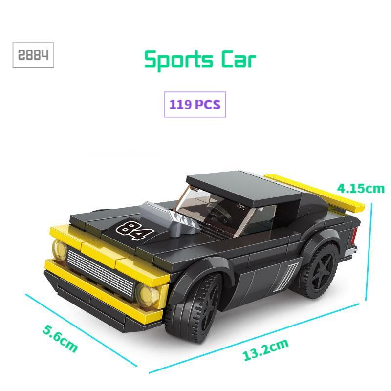 Supercar Building Blocks MOC Speed City Car Champion Racer Classic ...