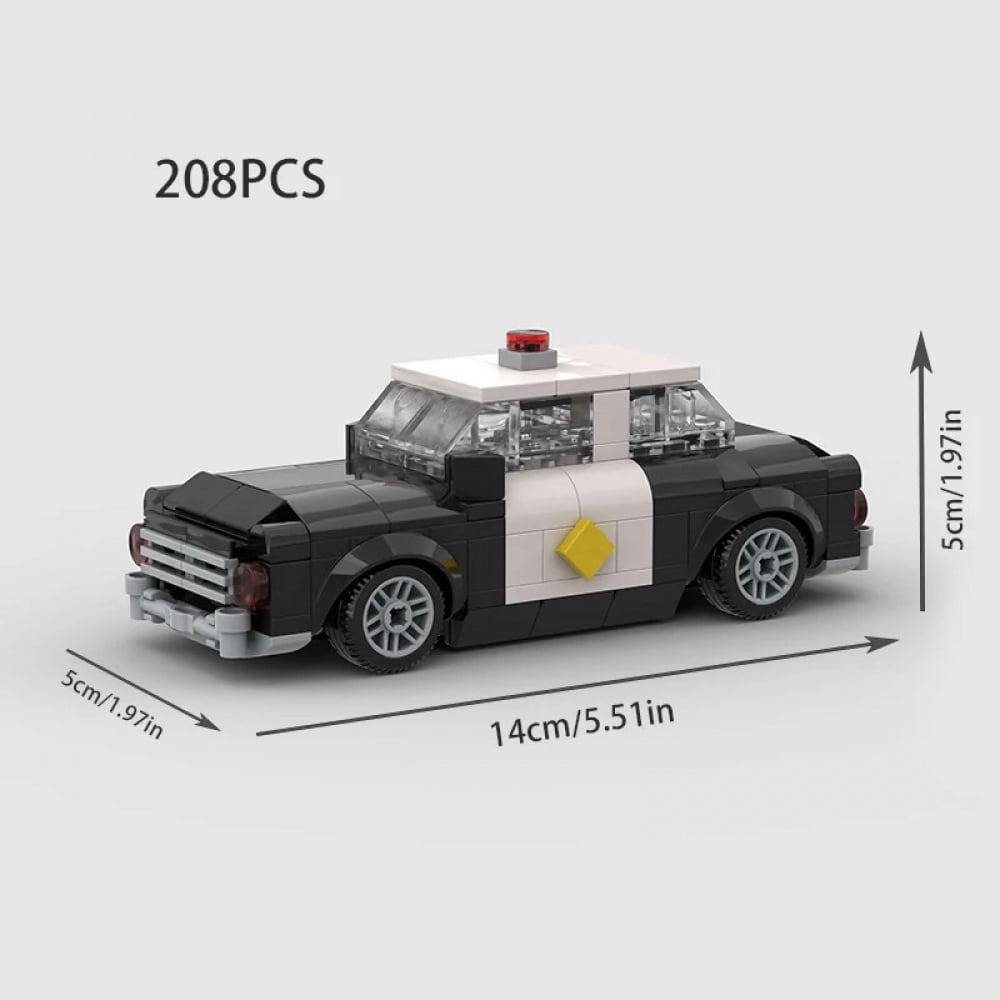Supercar City Police Cars Speed Champions Racing Building Blocks MOC ...