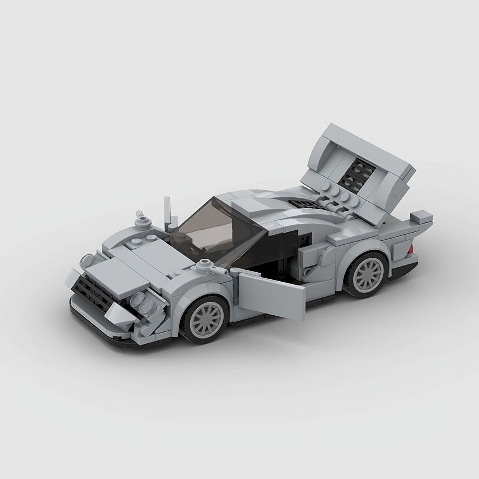 Supercar City Speed Champions Car Racing Building Blocks MOC CLK GTR V2 ...