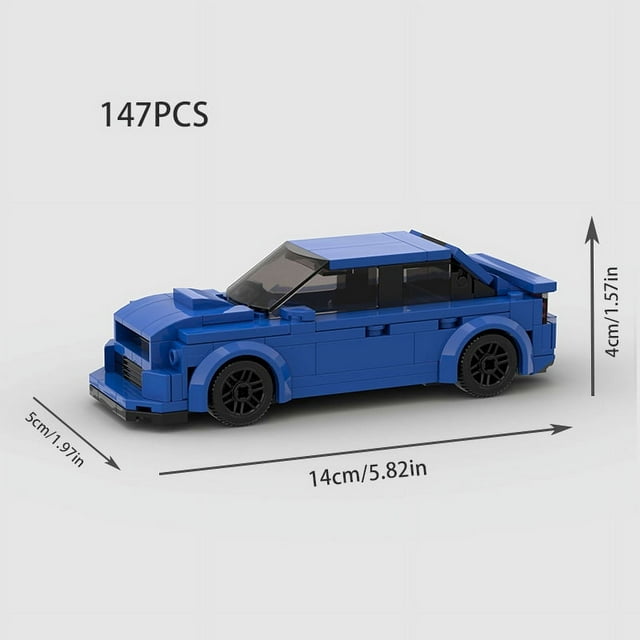 Supercar City Speed Champions Car Racing Building Blocks MOC WRX Bugeye ...