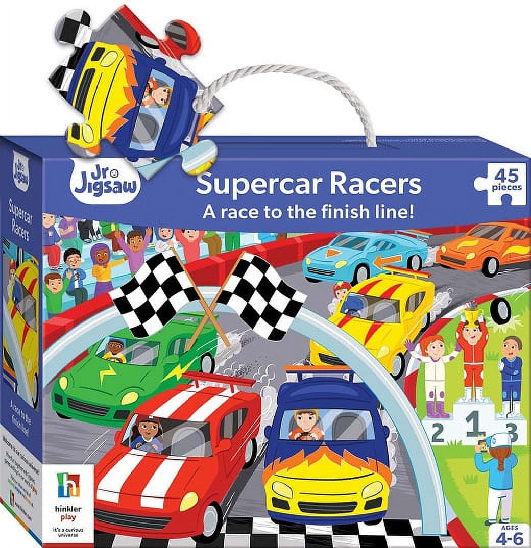 Supercar Racers 45 Piece Jigsaw Puzzle (Junior Jigsaw) - Walmart.com