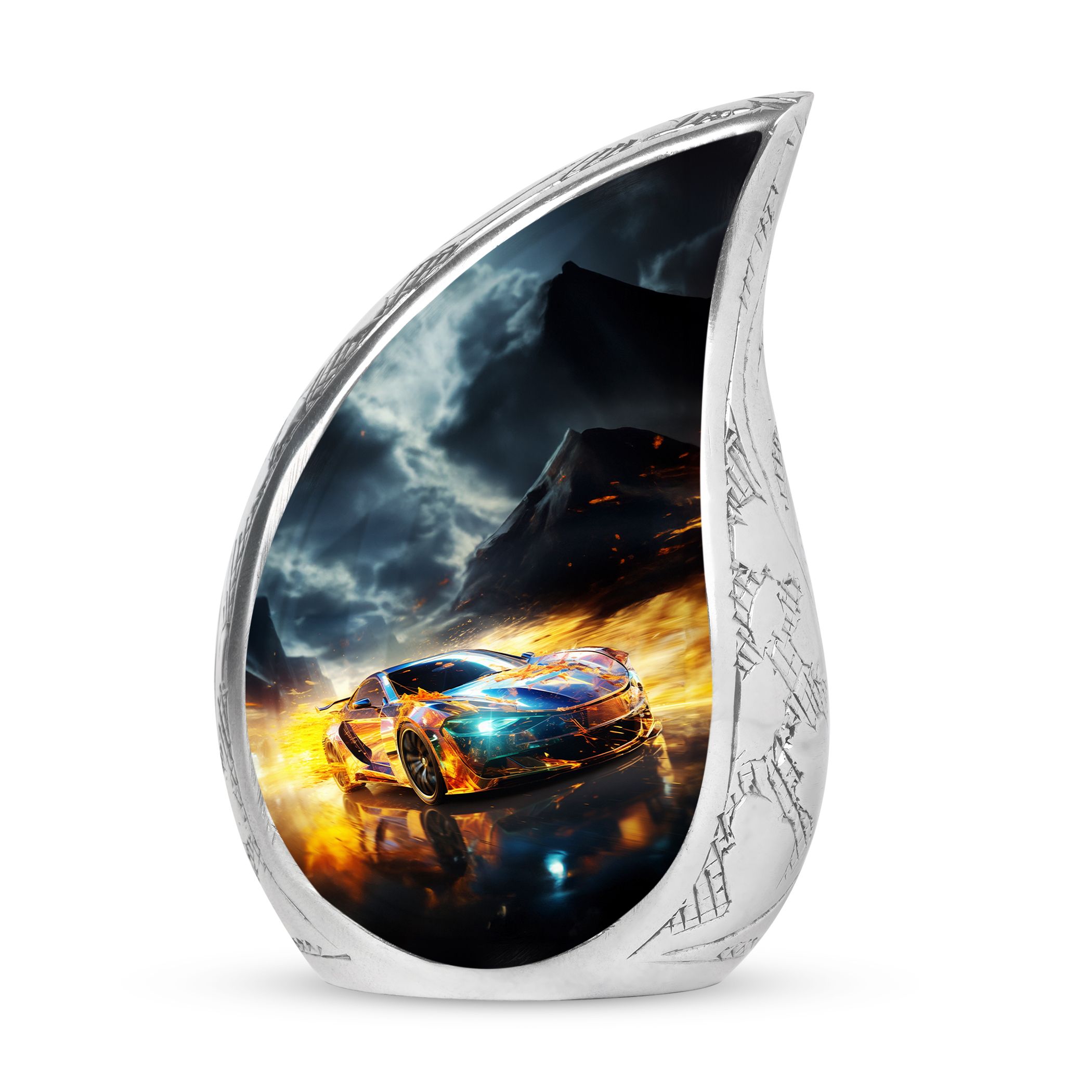 Supercar Urn, Small Urns for Human Ashes Adult Man, Mini Funeral Urns ...