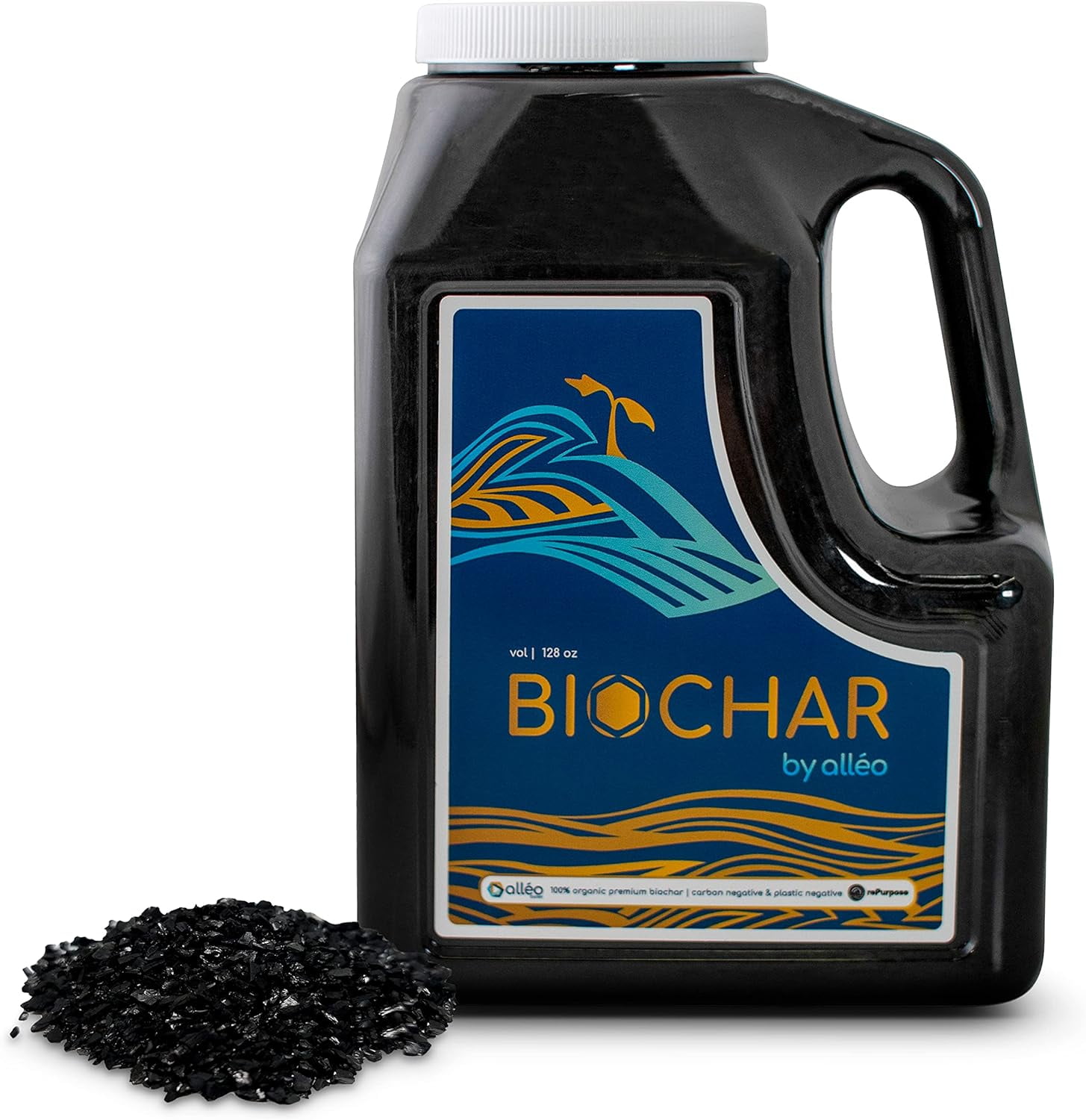 Superchar - Premium Biochar Charcoal Soil Amendment - 128oz ...