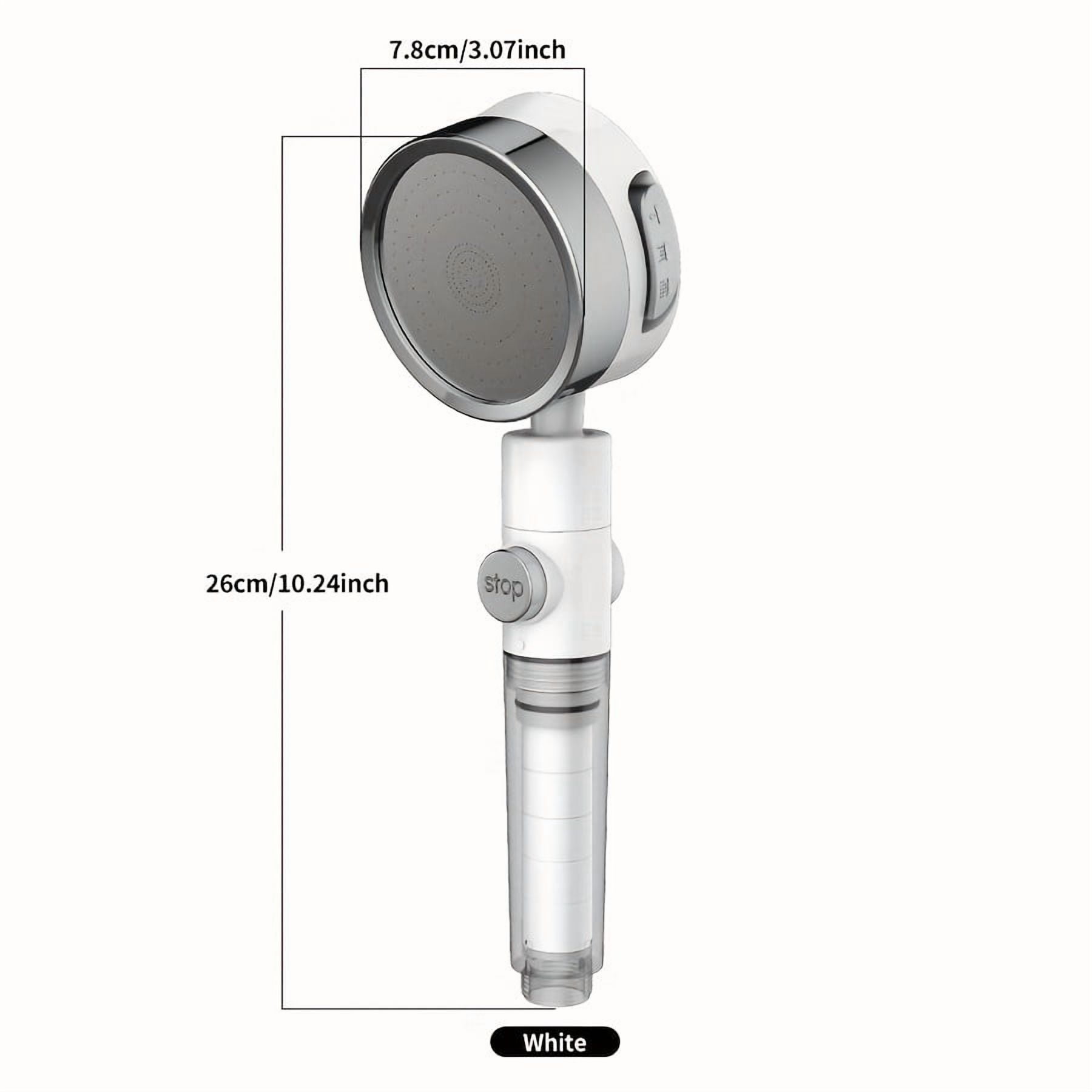 Supercharged Filtered Shower Head, Three-Speed Adjustable Super ...