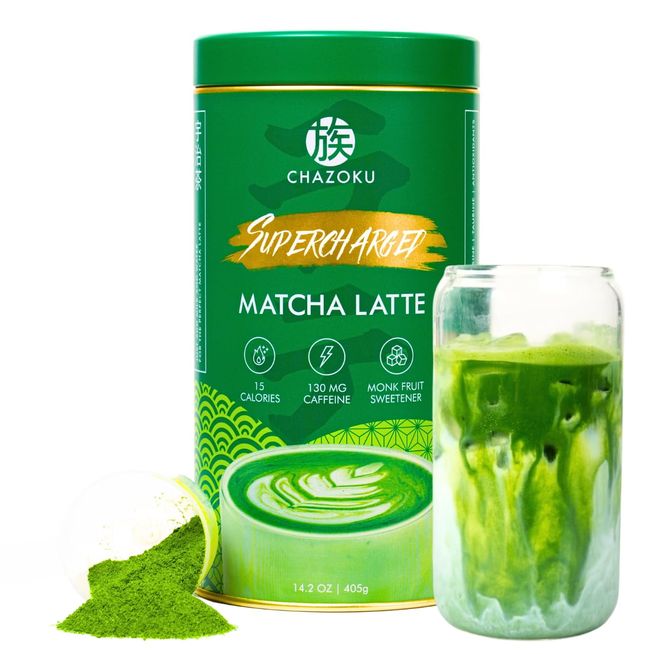 Supercharged Matcha Latte – Healthy Energy Drink Alternative, Premium ...