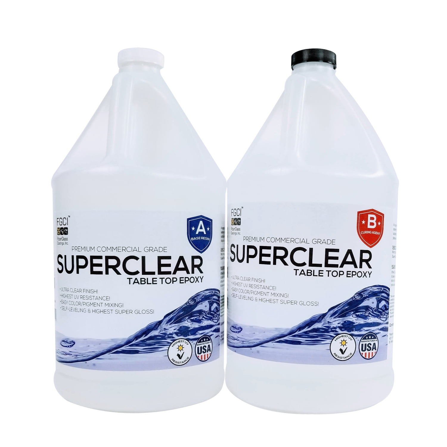 Superclear High Gloss Table Top Epoxy - 2 Gallon Kit - Walmart Business ...