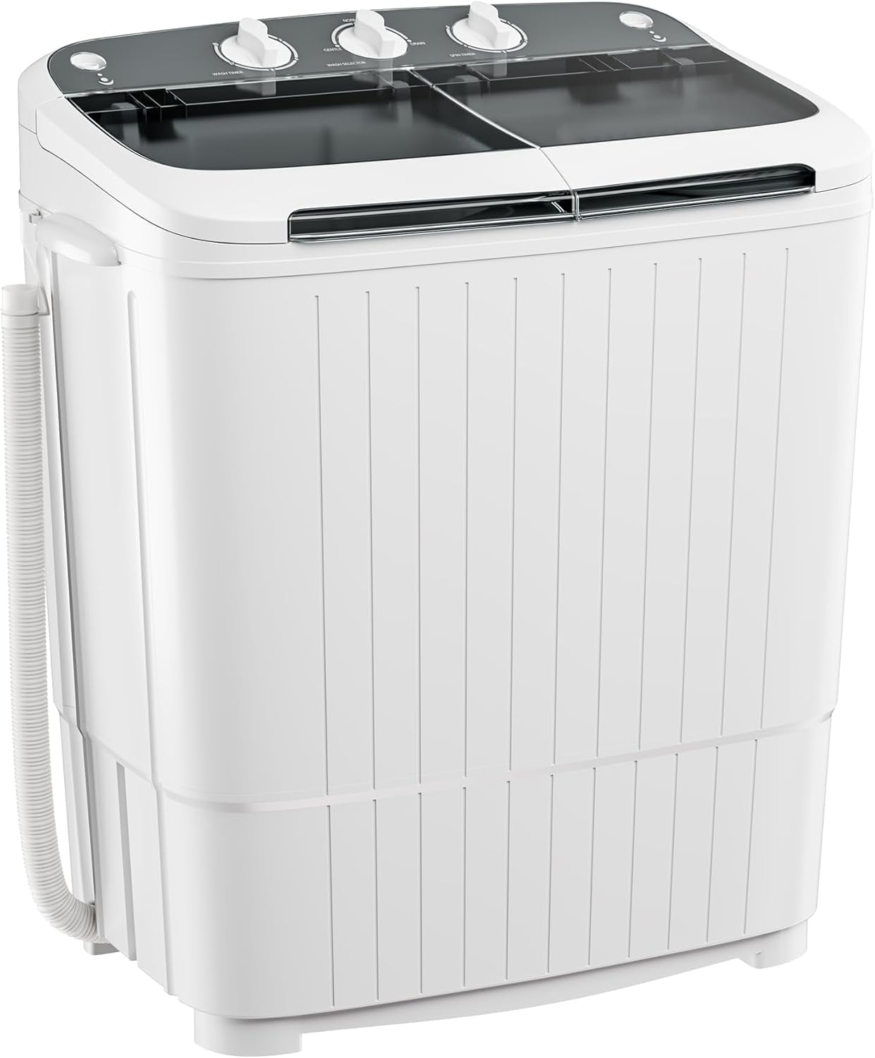 Superday Portable Washing Machine, 2 In 1 Mini Compact Twin Tub Washer ...