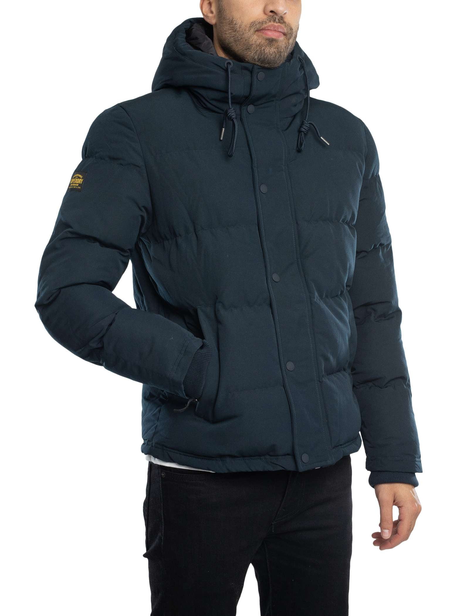 Superdry Everest Short Puffer Jacket, Blue - Walmart.com