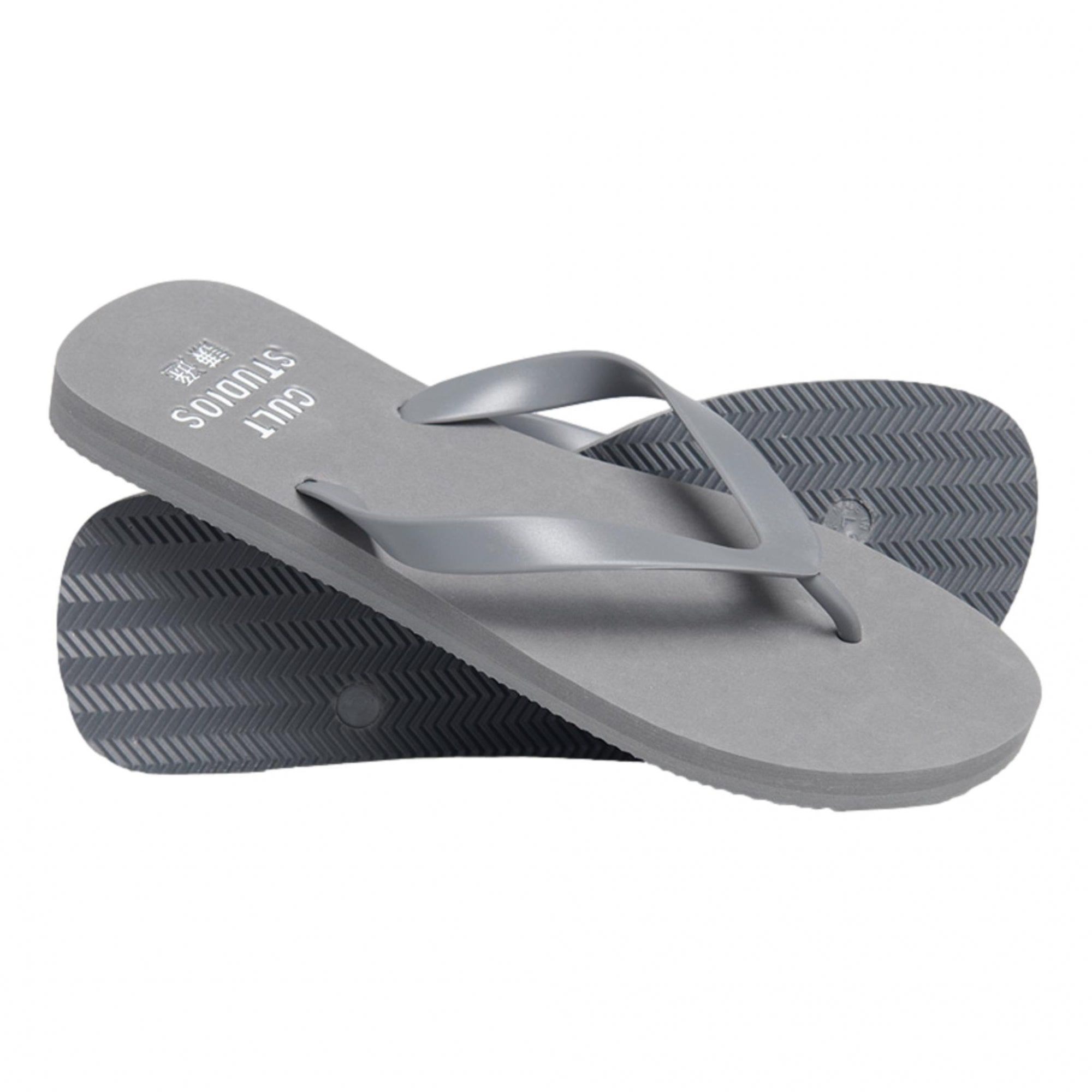 Superdry Limited Edition Cult Studios Flip Flops - Flat Grey - Walmart.com