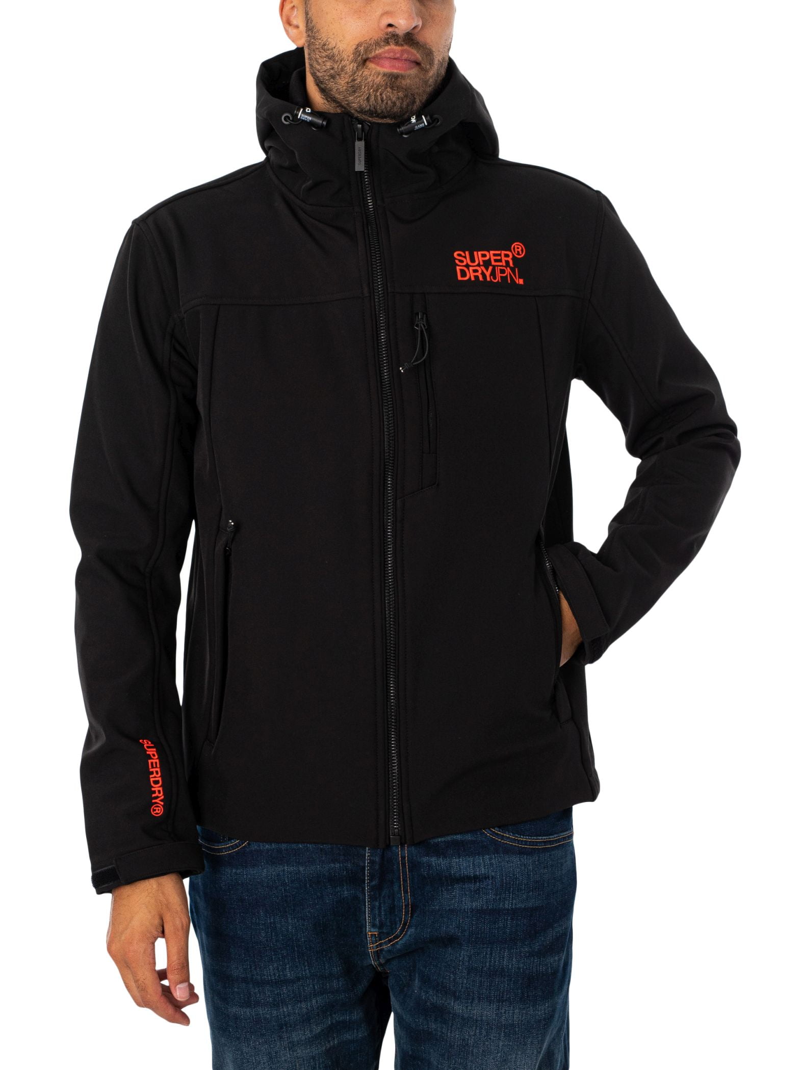 Superdry Soft Shell Trekker Jacket, Black - Walmart.com