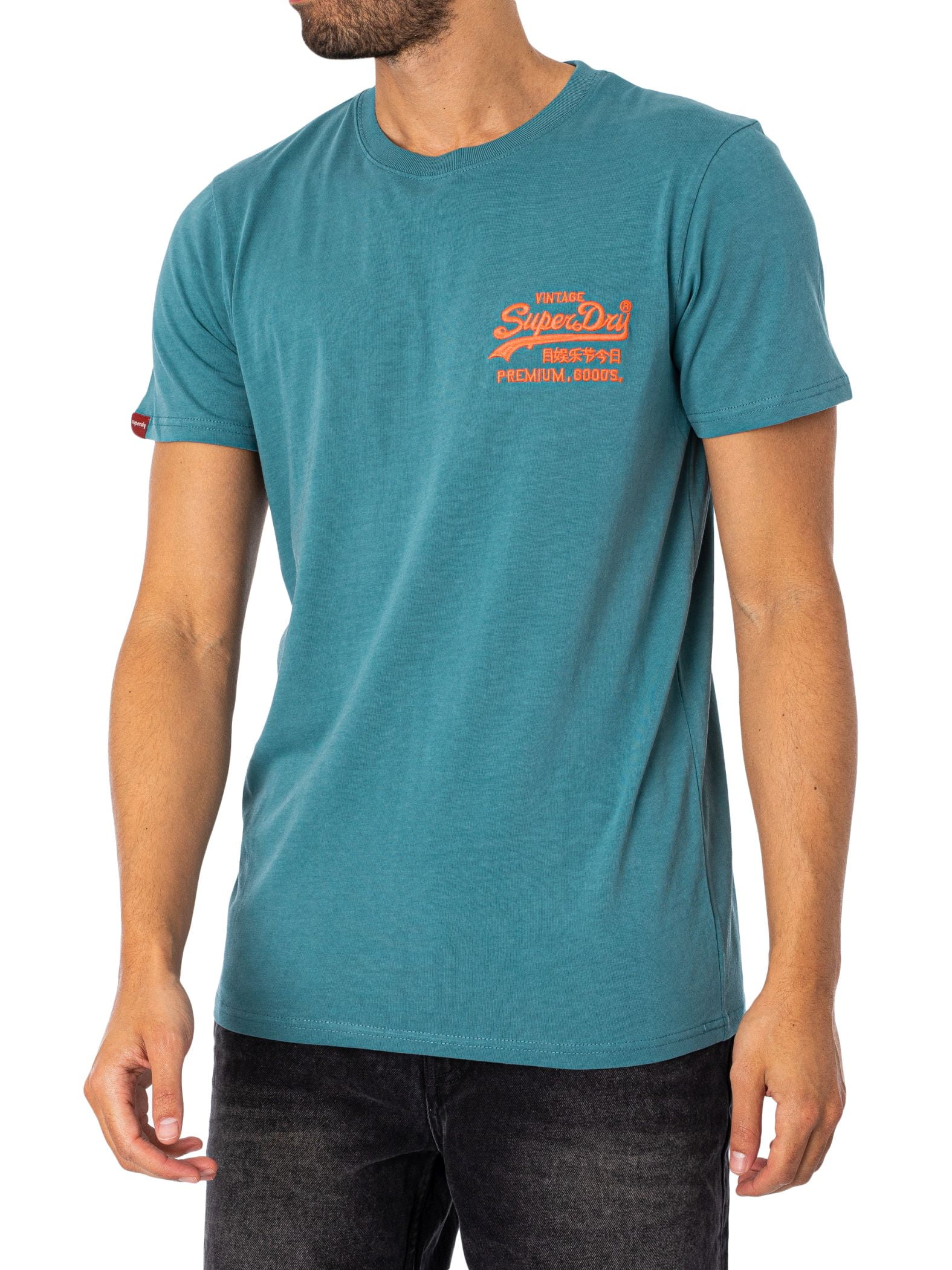 Superdry Vintage Neon T-Shirt, Green - Walmart.com