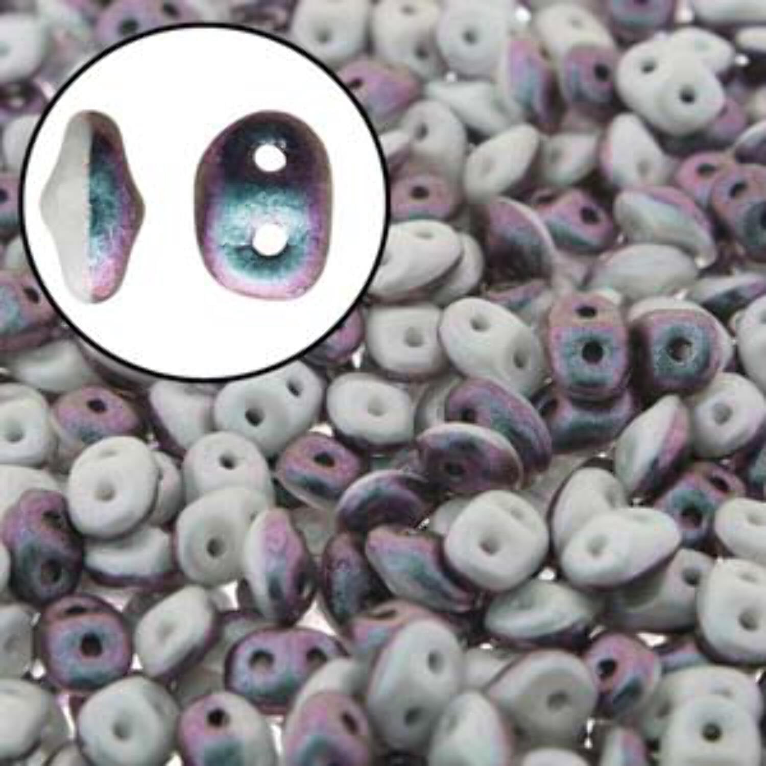 Superduo Duet Polychrome Mix Berry Cream Superduo Beads DU0503849-29024 ...