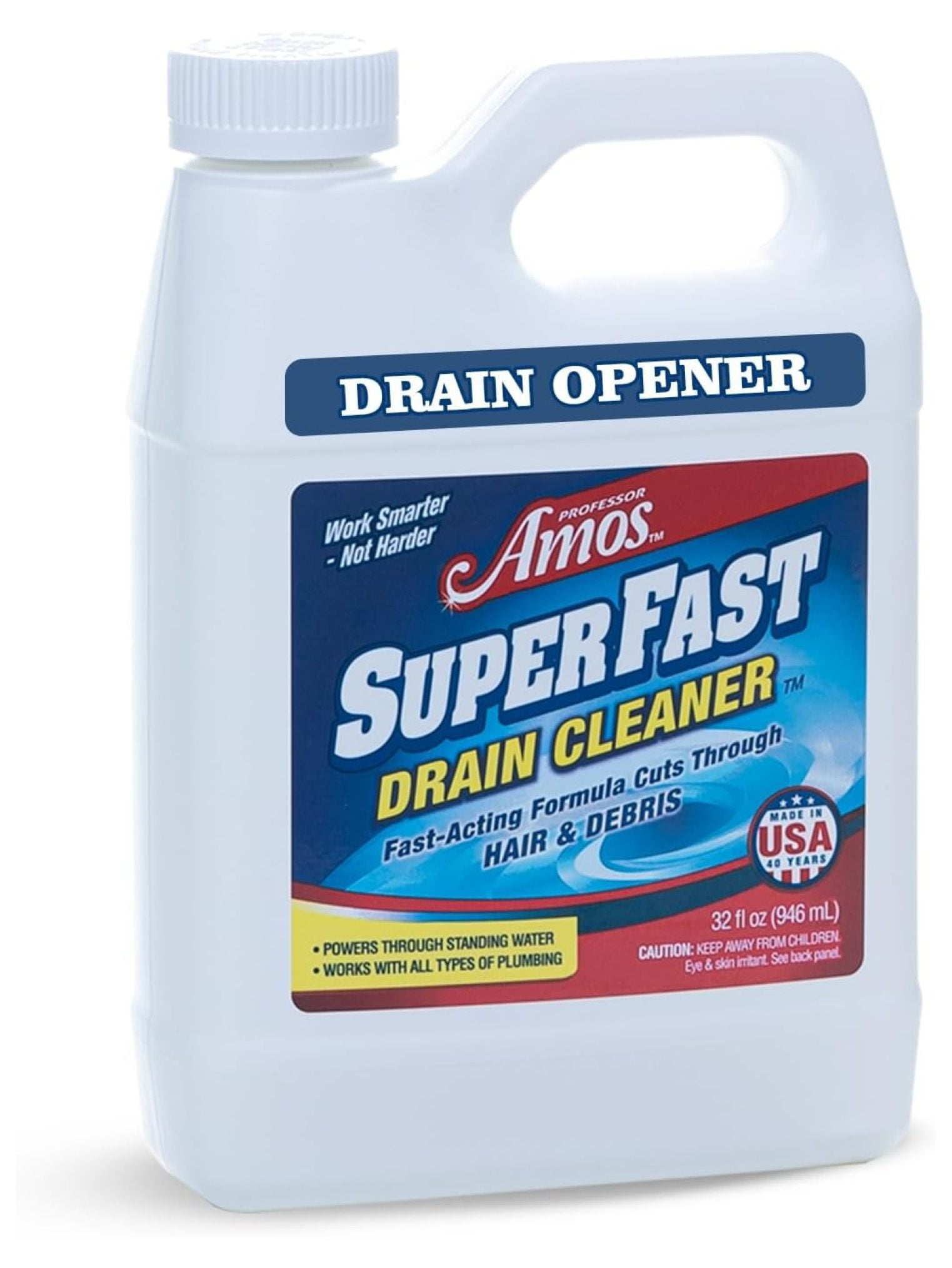 ' Superfast Drain Cleaner Dissolve Hair, Grease, Food & Build Up Fast ...