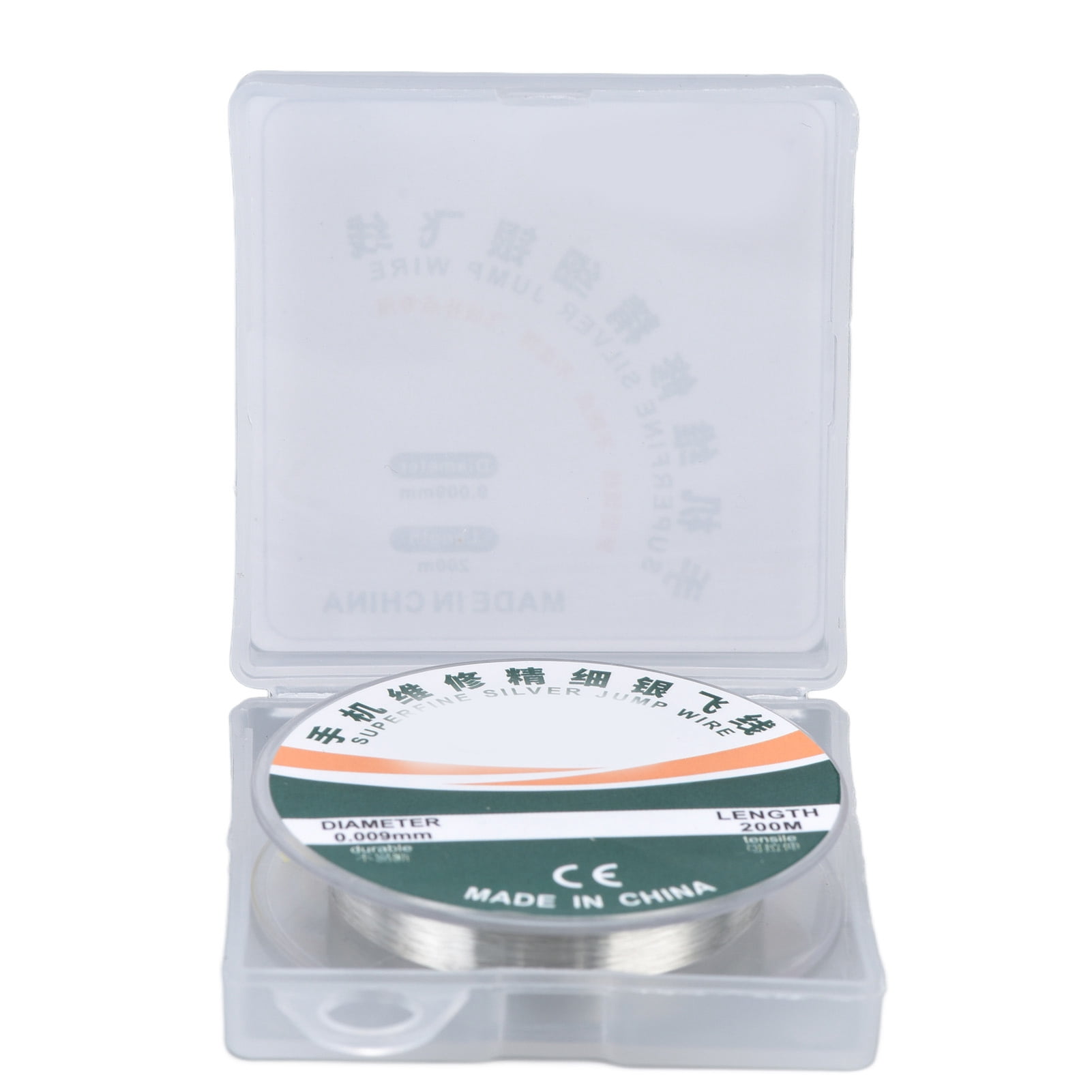 Superfine Silver Jumping Wire Ultra Fine 200m Length 0.009mm Diameter ...