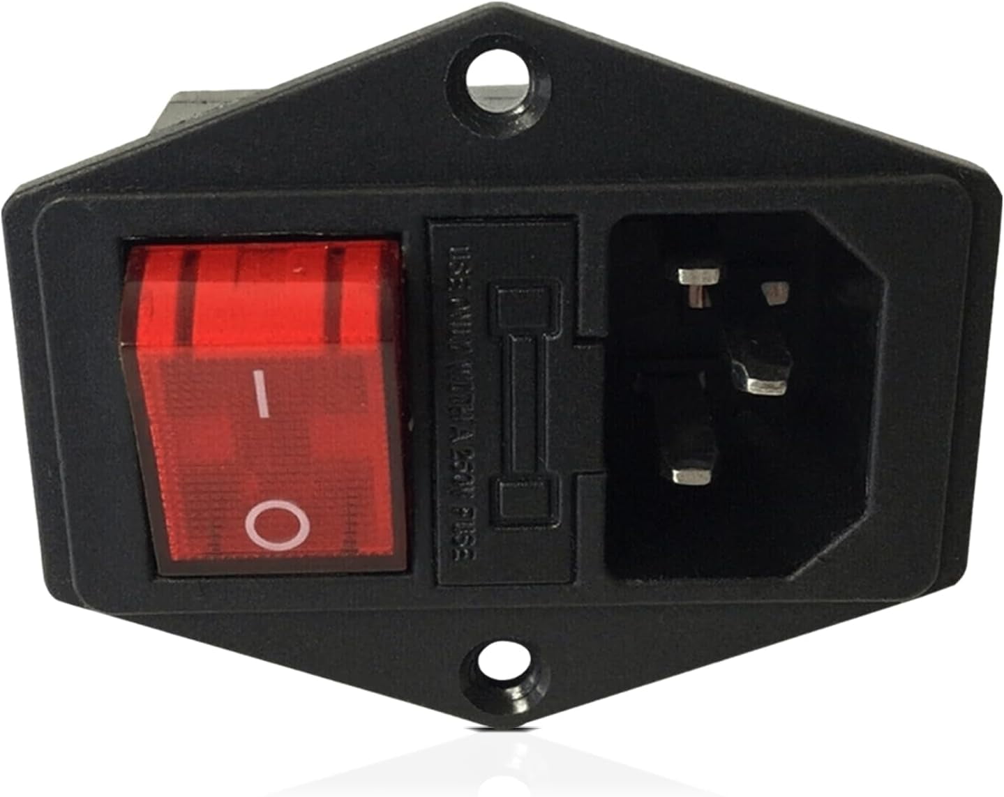 Superfit 10A 250V Power Entry On Off Switch Inlet Power Plug Socket ...