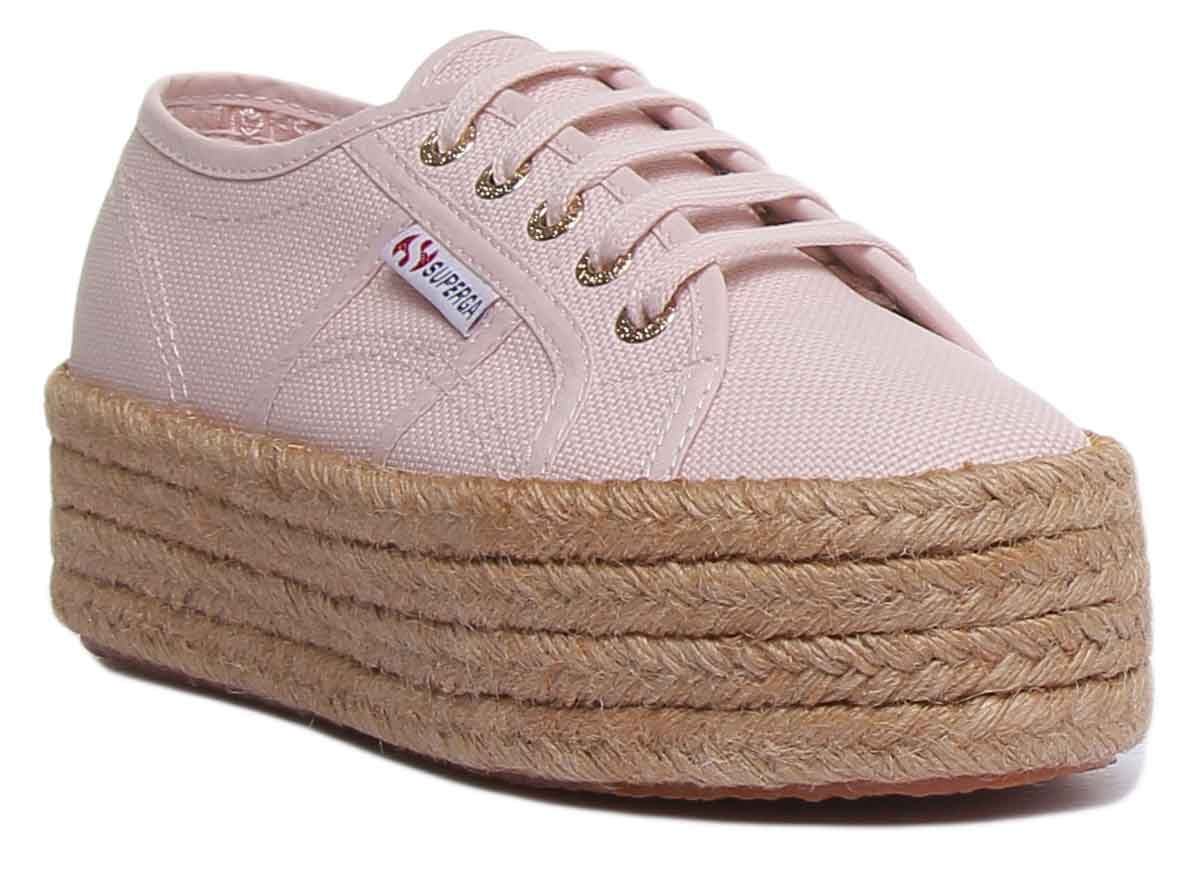 Superga 2790 COTROPEW Women's Platform Sole With Rope Around Sneakers ...