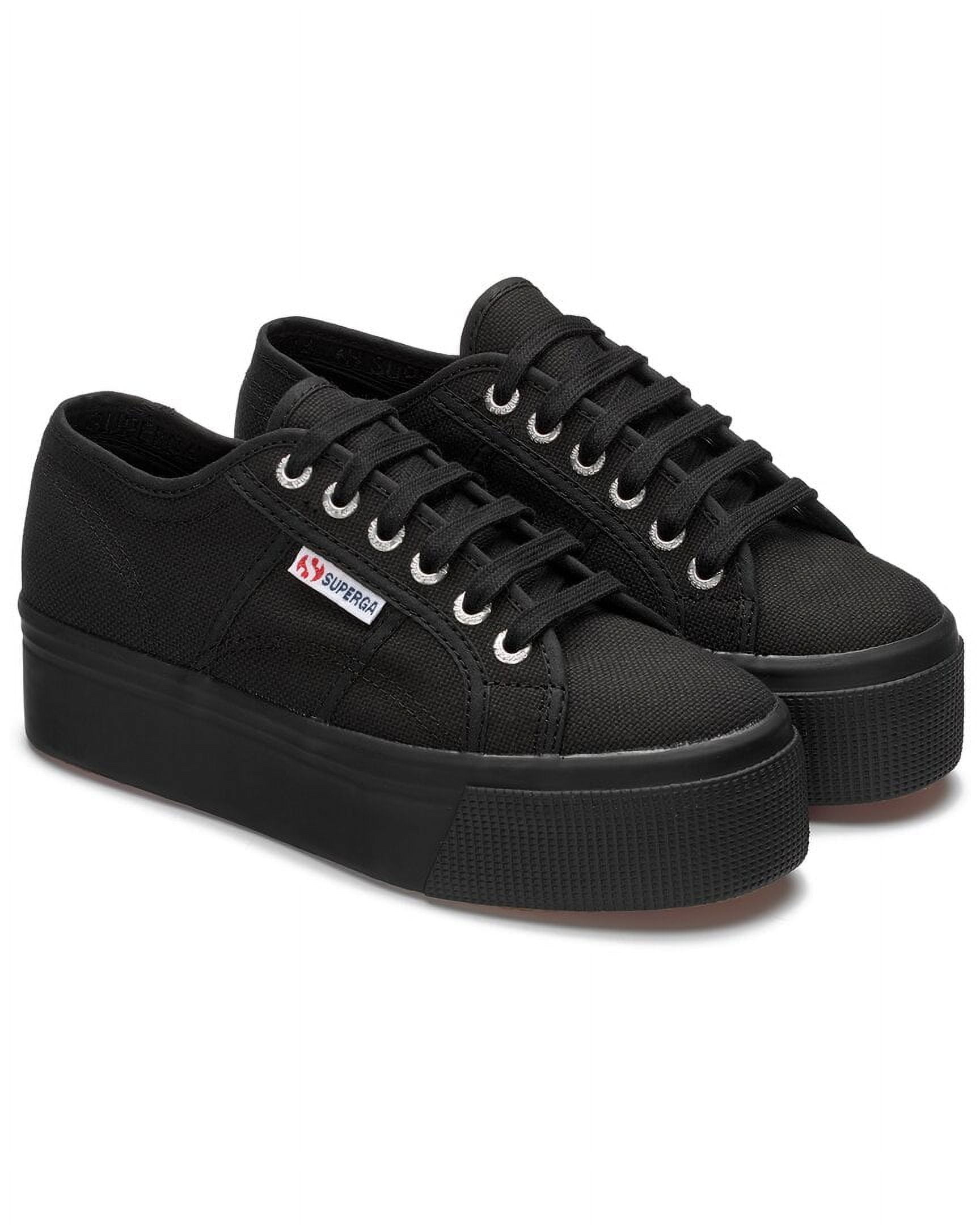 Superga 2790 Platform Sneaker, 7, Black - Walmart.com