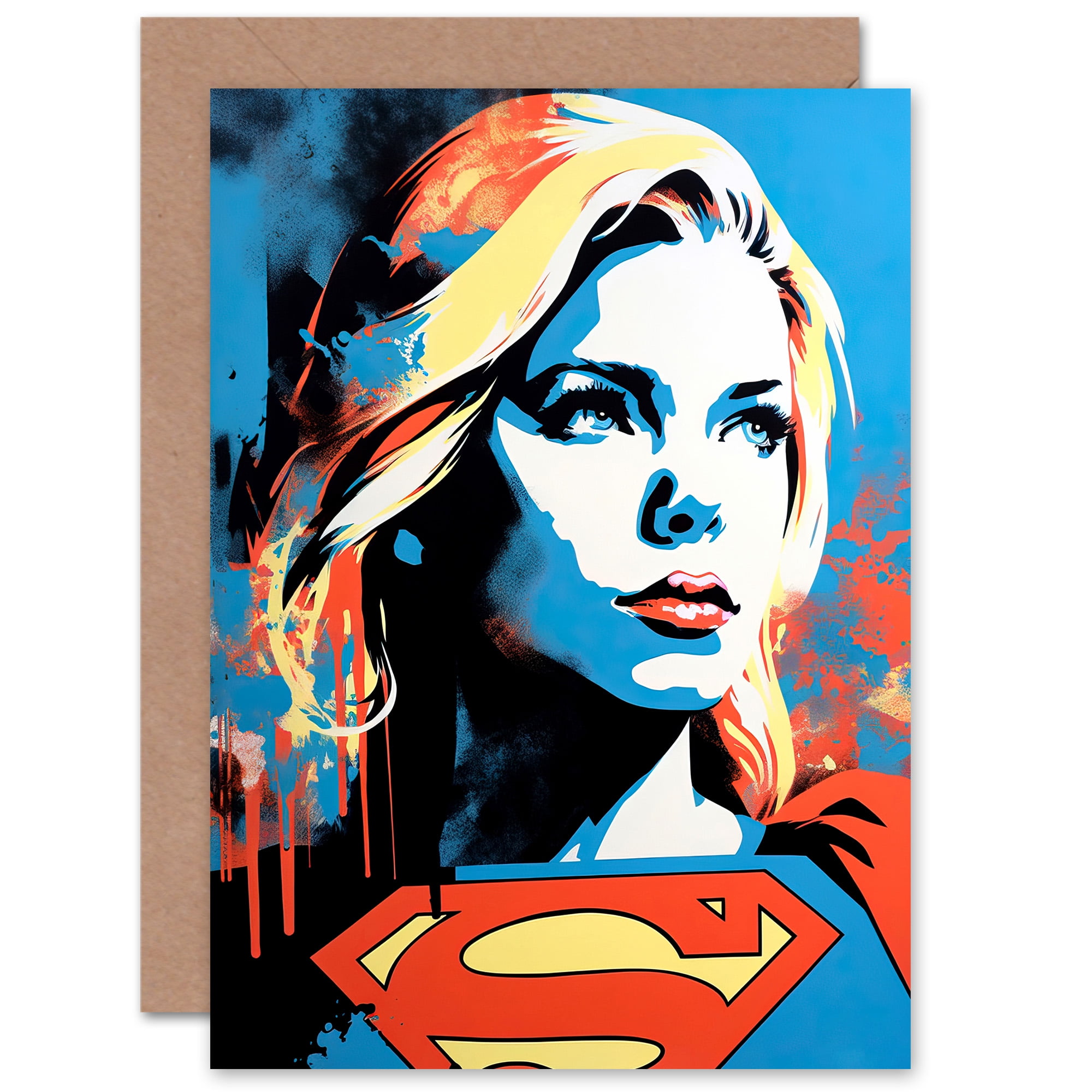 Supergirl Female Comic Book Superhero Girl for Wife Her Mum Sister ...