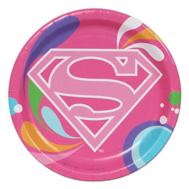 Supergirl Power Small Paper Plates (8ct) - Walmart.com