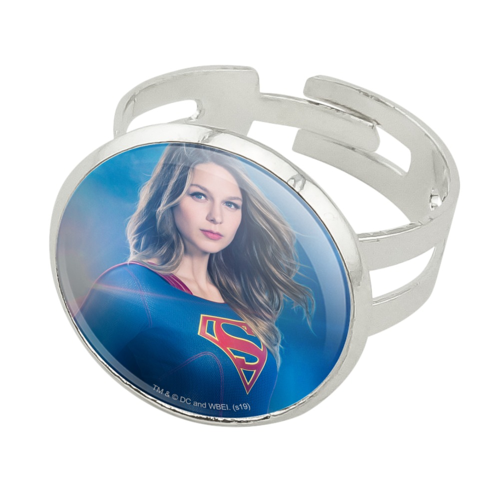 Supergirl TV Series Supergirl Character Silver Plated Adjustable ...