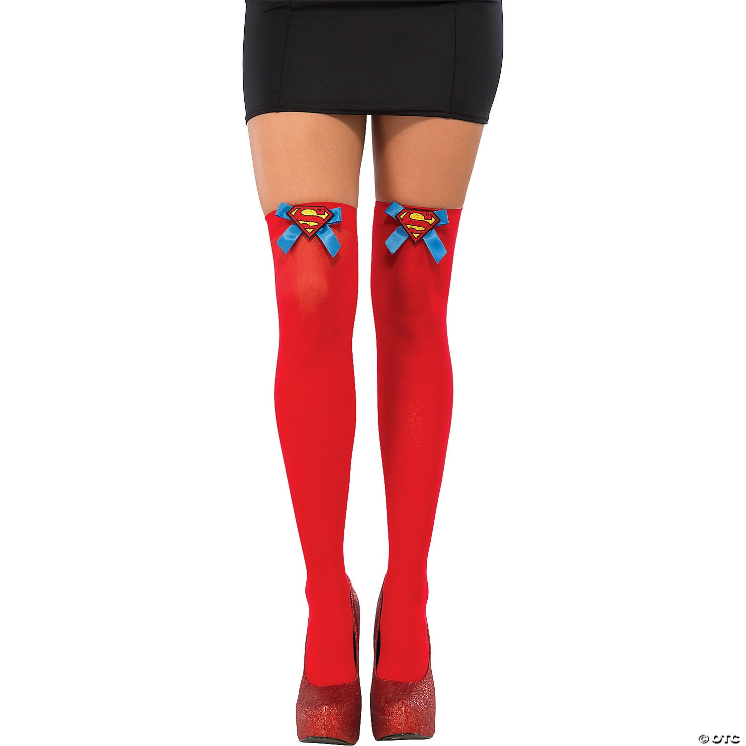 Supergirl Thigh Highs Adult Halloween Accessory - Walmart.com