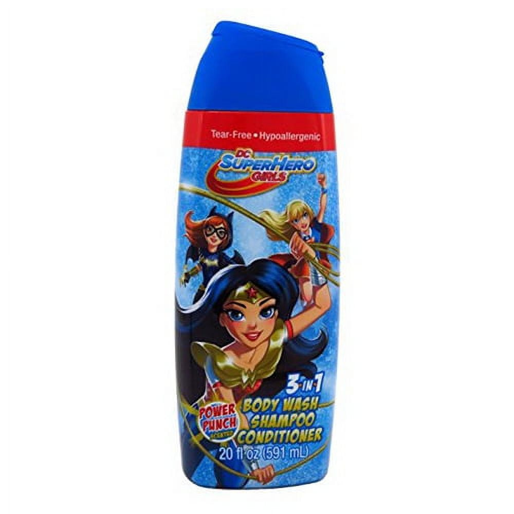 Superhero 3-In-1 Power Punch Girls Body Wash, 20 Oz - Walmart.com