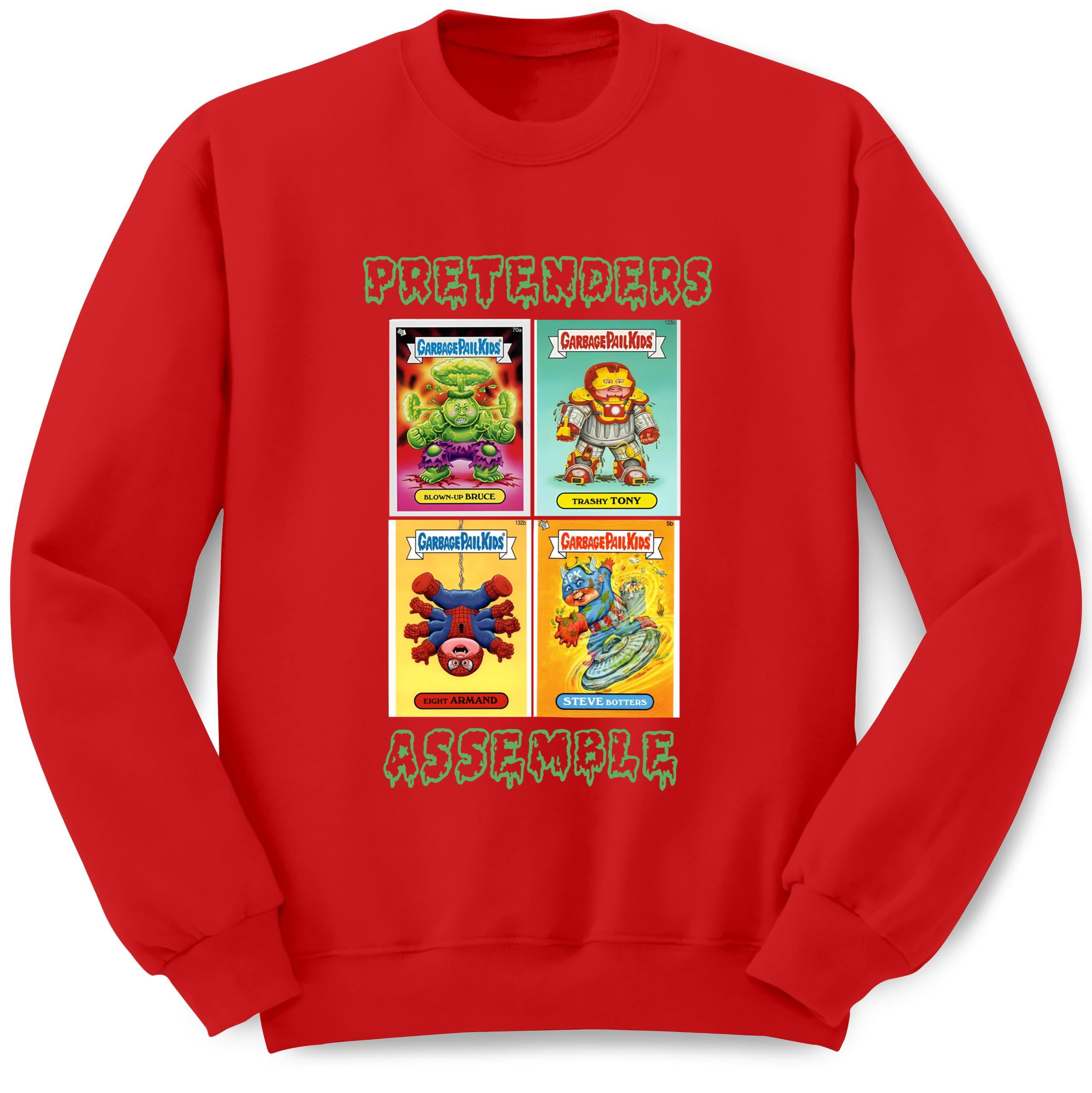 Superhero Avengers Graphic Shirt, 80s Throwback Design - Walmart.com
