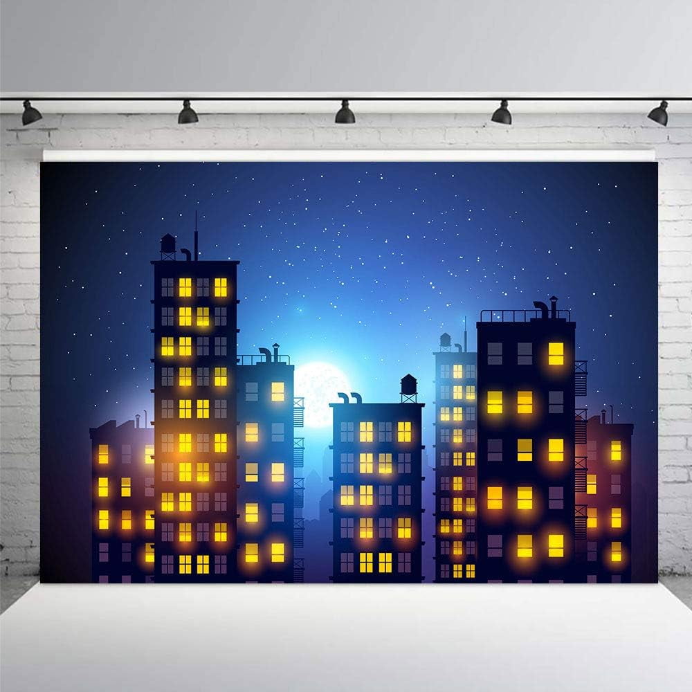 Superhero Backdrop Large Cityscape Photography Backdrop Great as Super ...