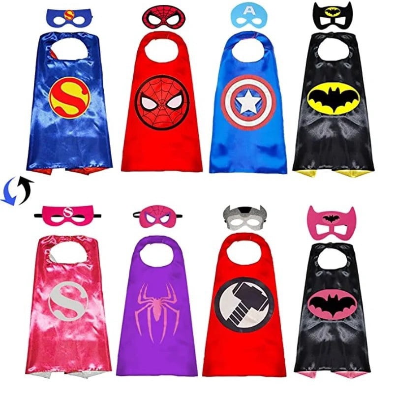 Superhero Capes, Superheros Dress Up Costumes Role Play Hero Capes ...