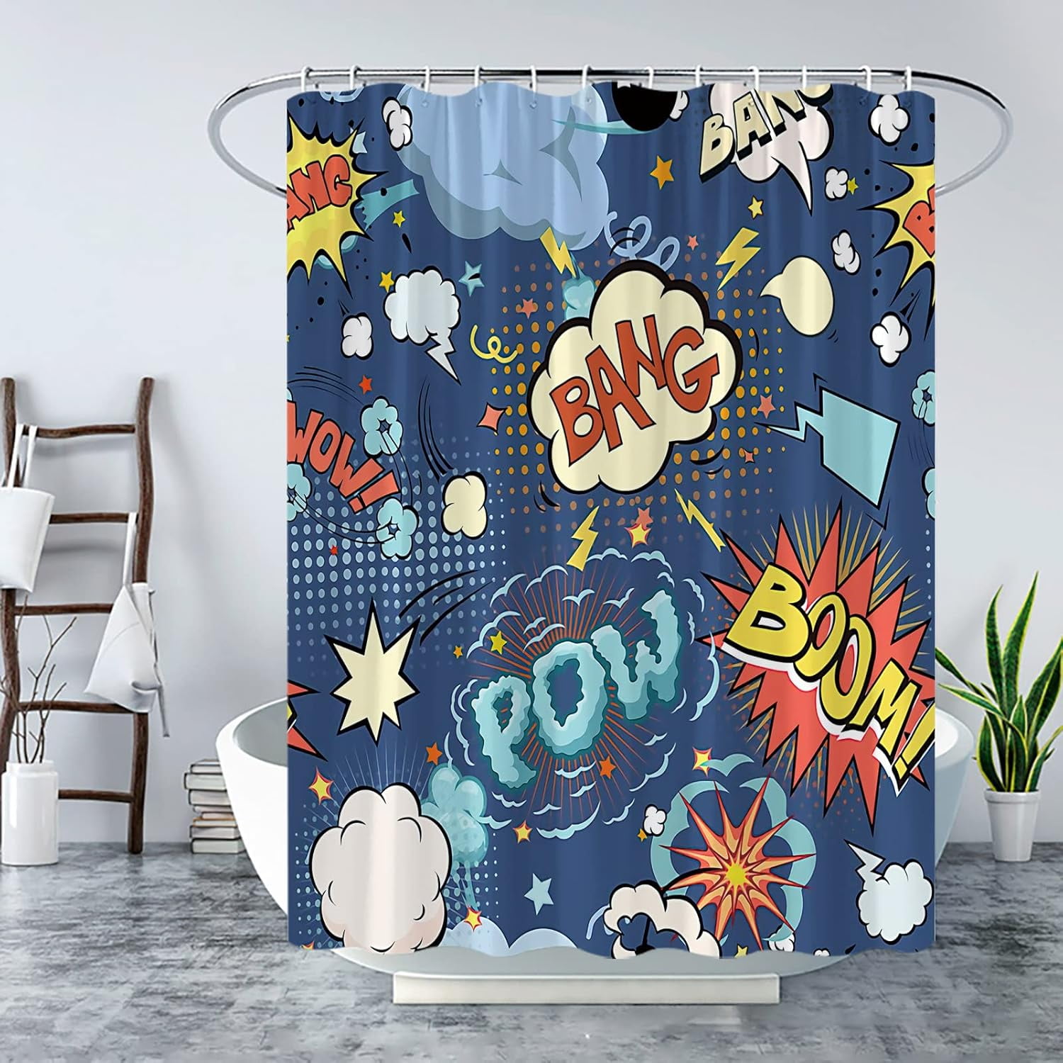 Pop Art Shower Curtainnull